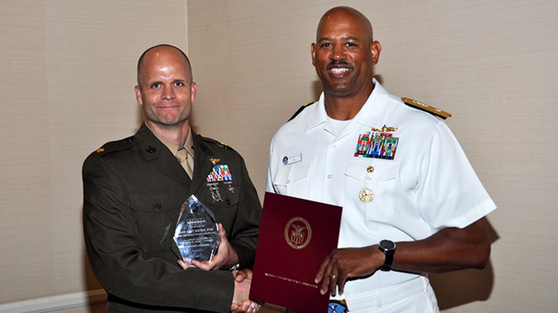 MCTSSA Marine earns prestigious fleet support award > Marine Corps ...
