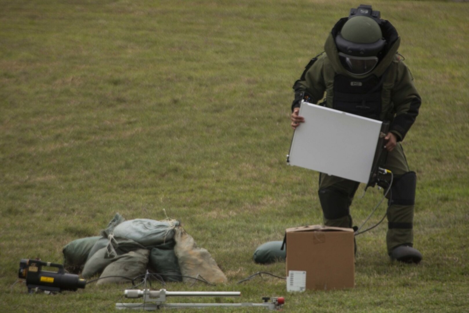 Combat Logistics Battalion 31 Explosive Ordnance Disposal Marines ...