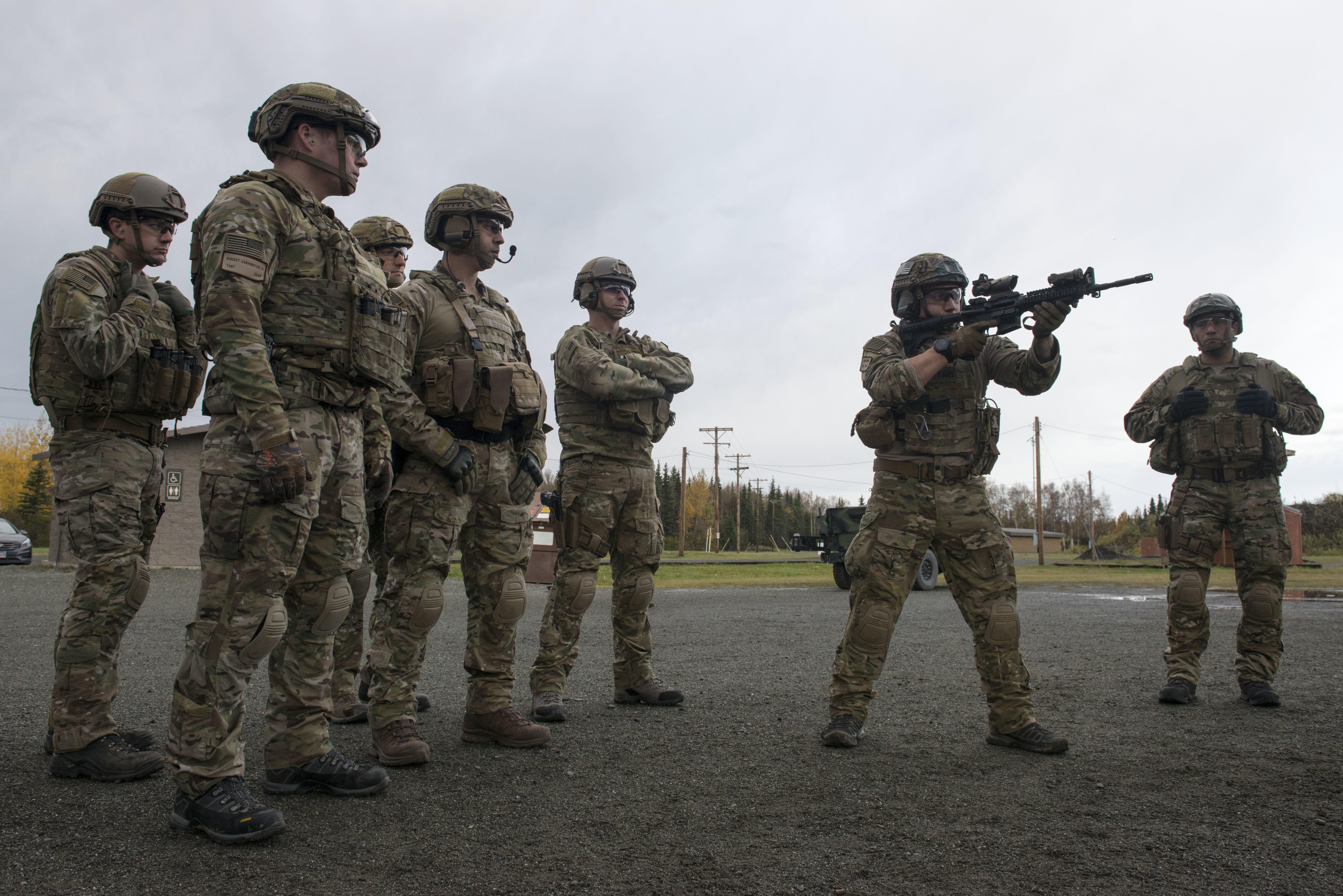 3rd Air Support Operations Squadron conducts live-fire training on JBER