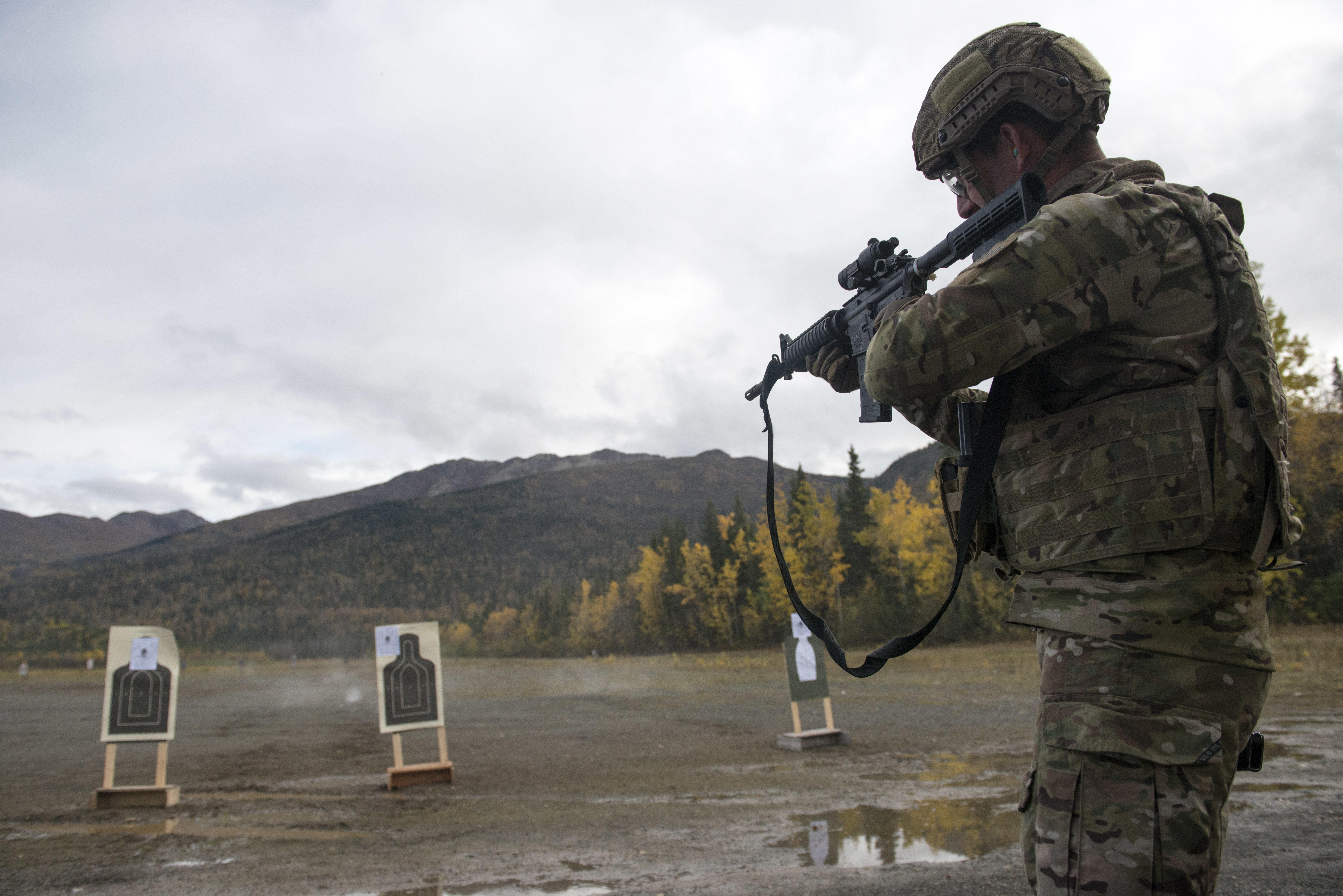3rd Air Support Operations Squadron conducts live-fire training on JBER