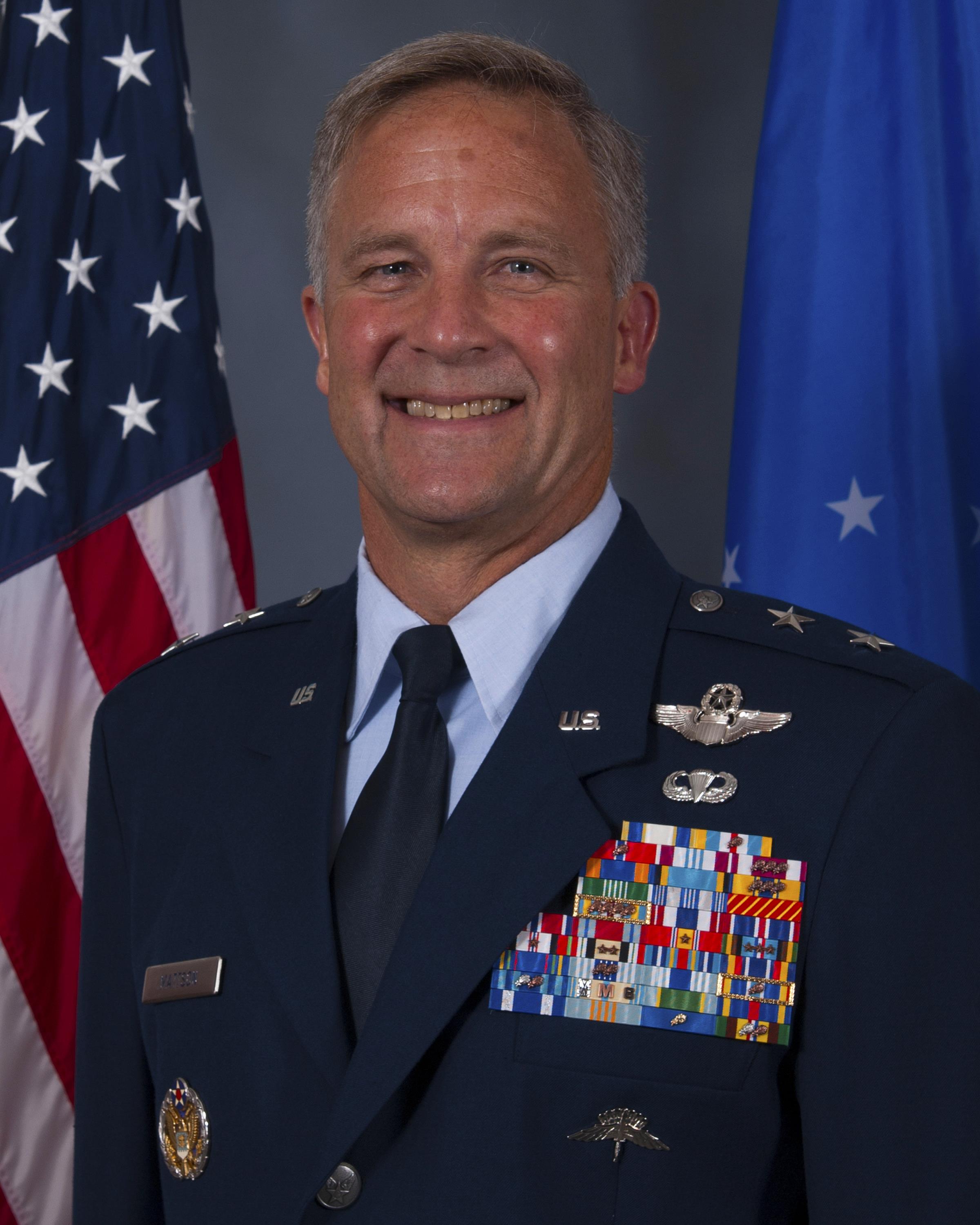 MAJOR GENERAL RICK B. MATTSON > Air Force > Biography Display
