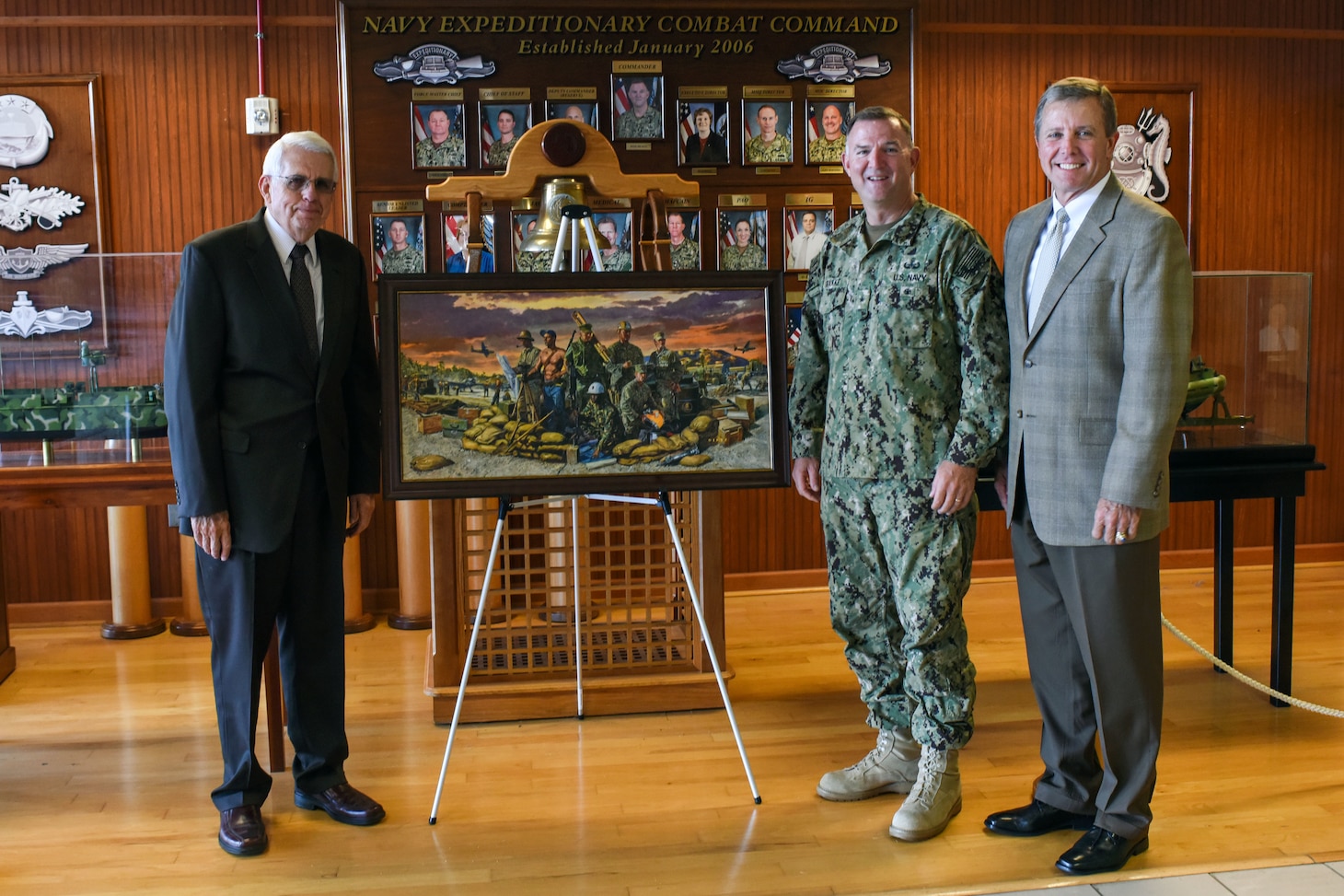 CEC/Seabee Historical Foundation Donates Painting to NECC > United ...