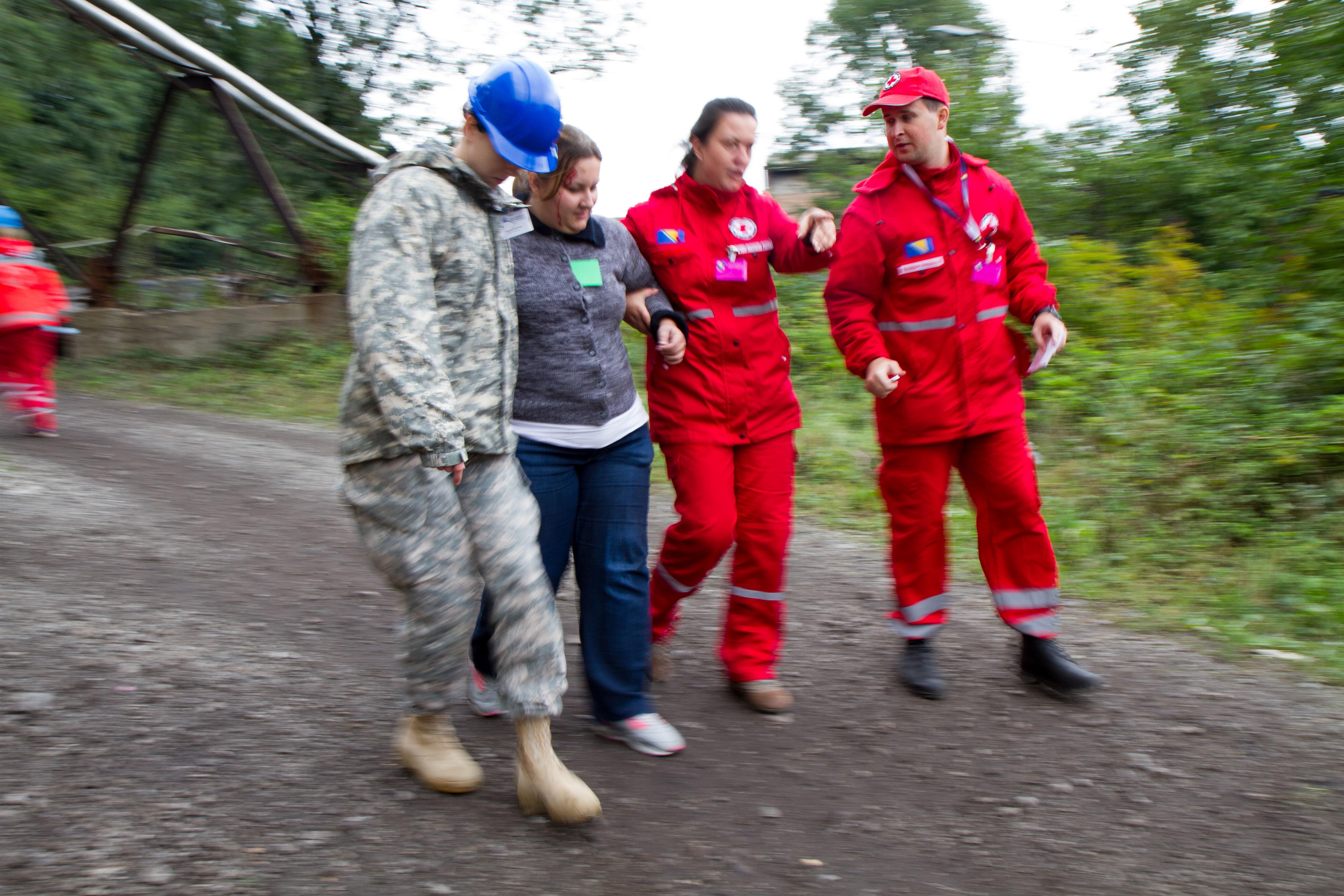 EADRCC's "Bosna I Hercegovina 2017" field exercise day 1