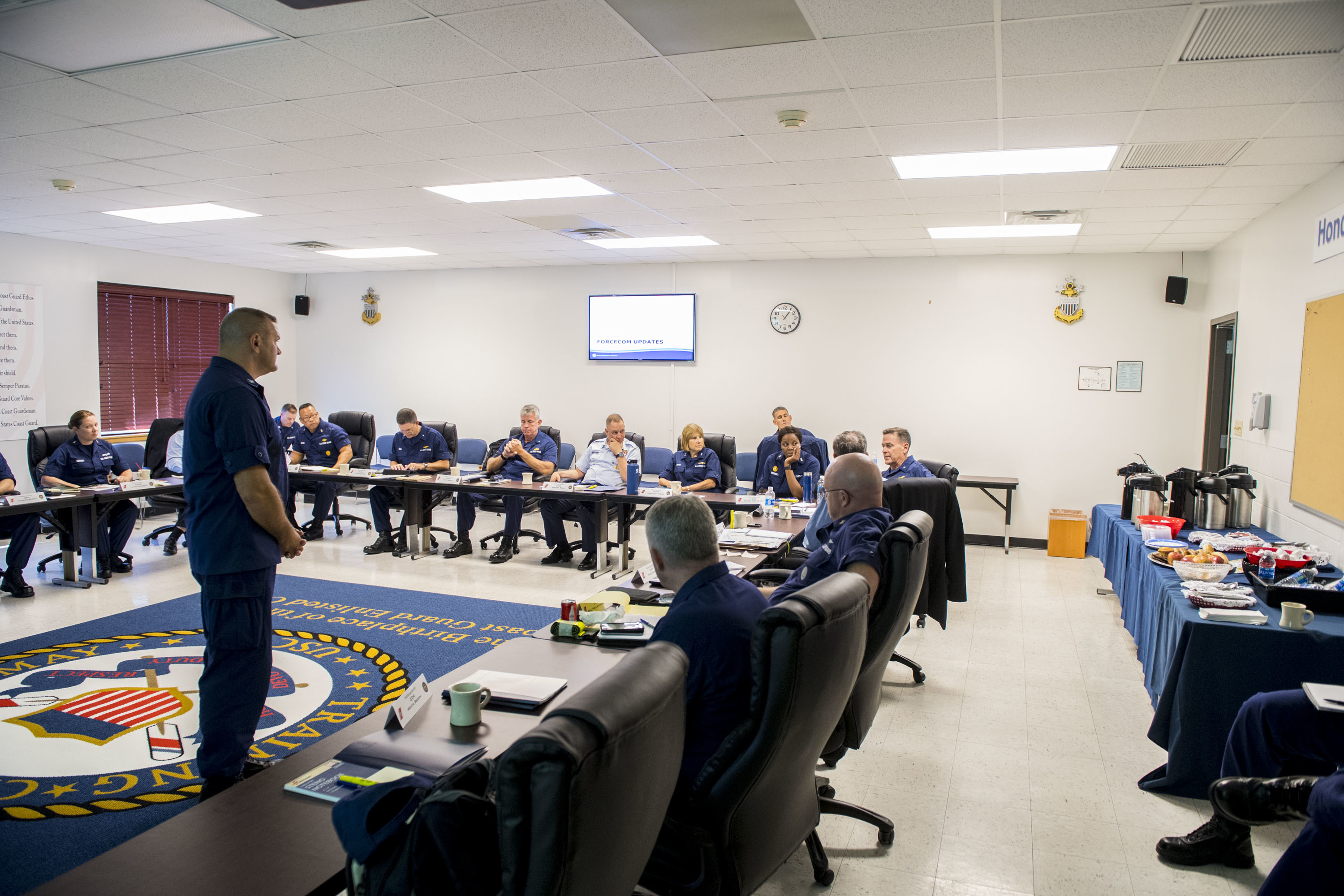 USCG Training Center Hosts Board of Advisors