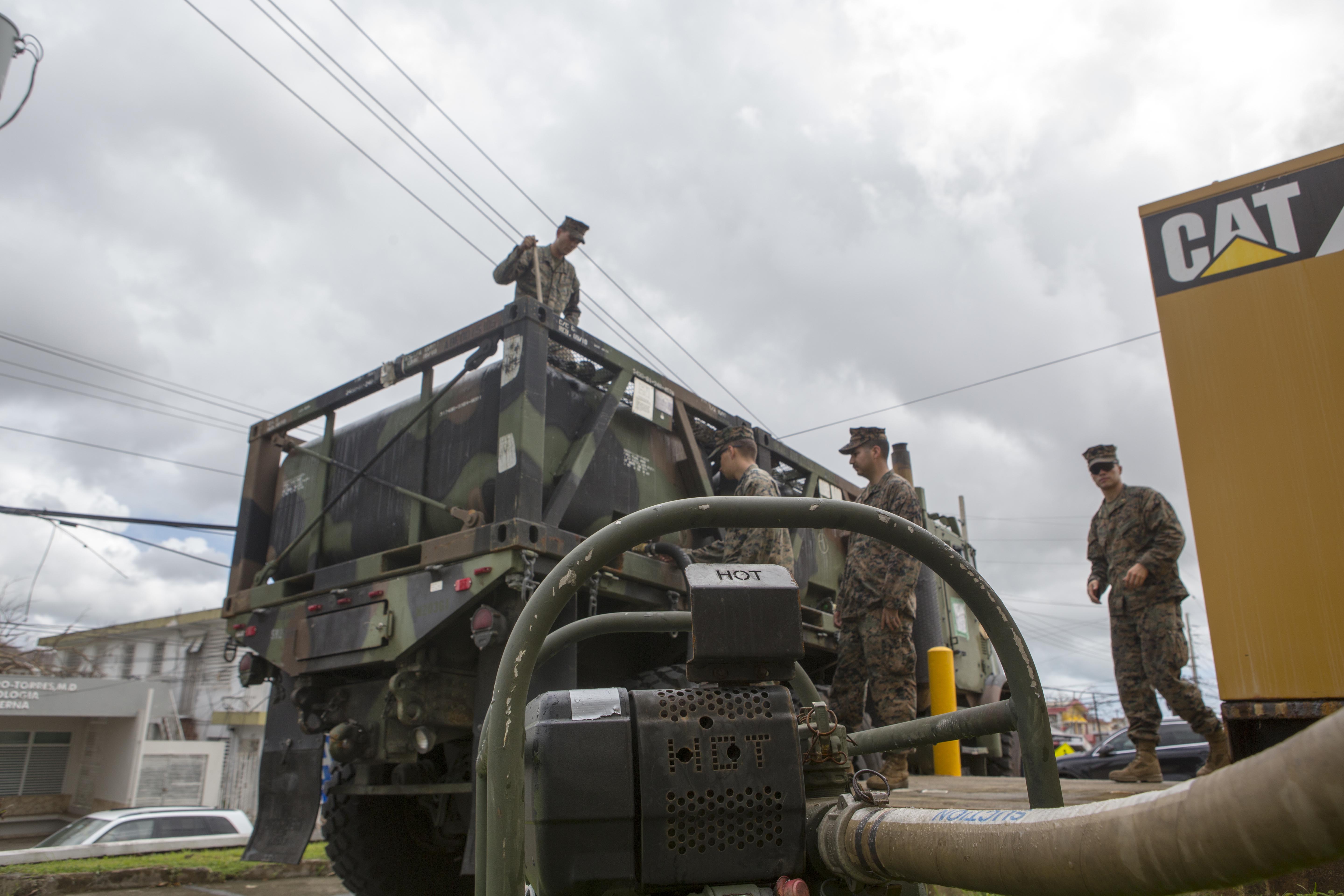 26th MEU refuels Hospital Oriente in Puerto Rico