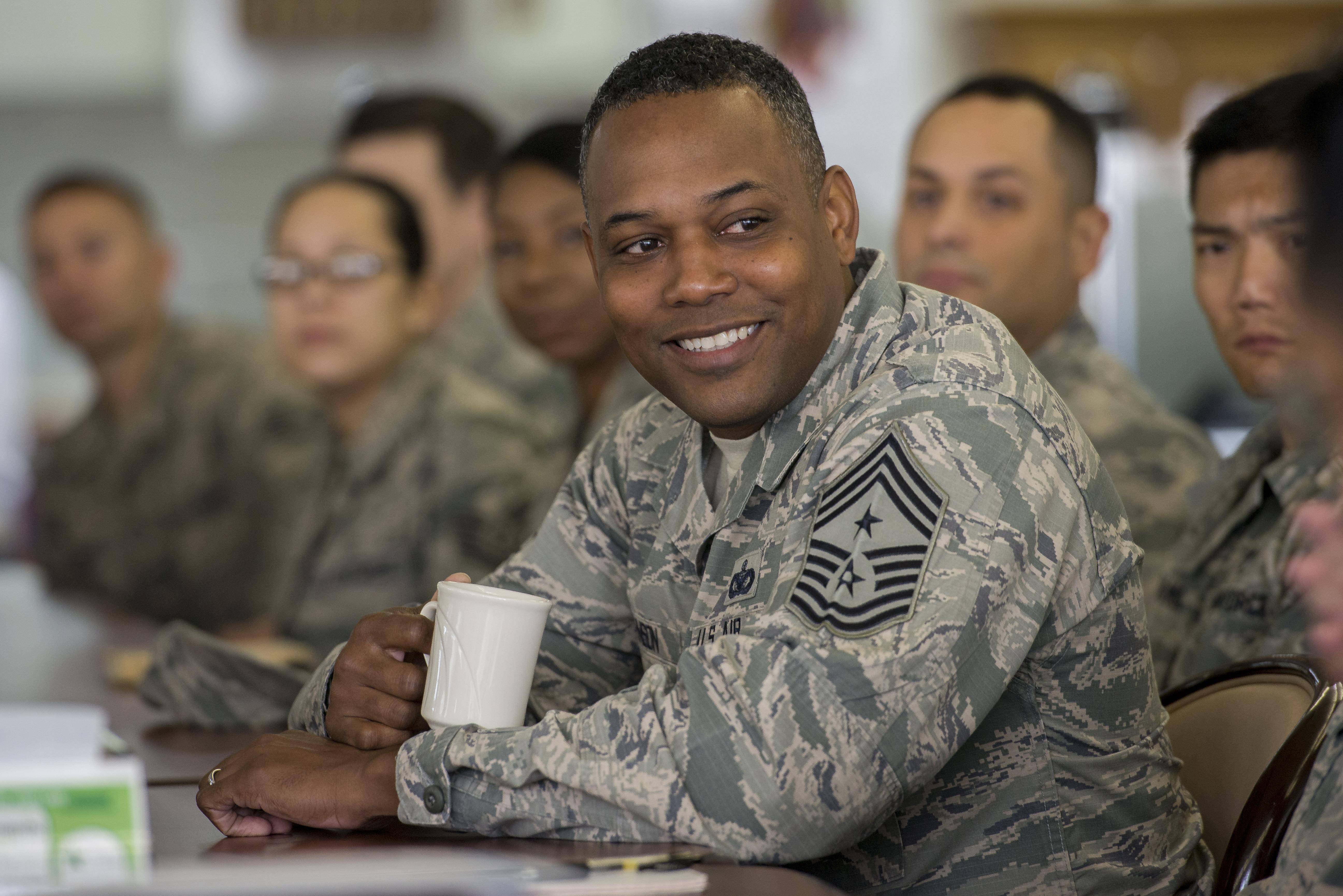 PACAF Command Chief Visits Yokota