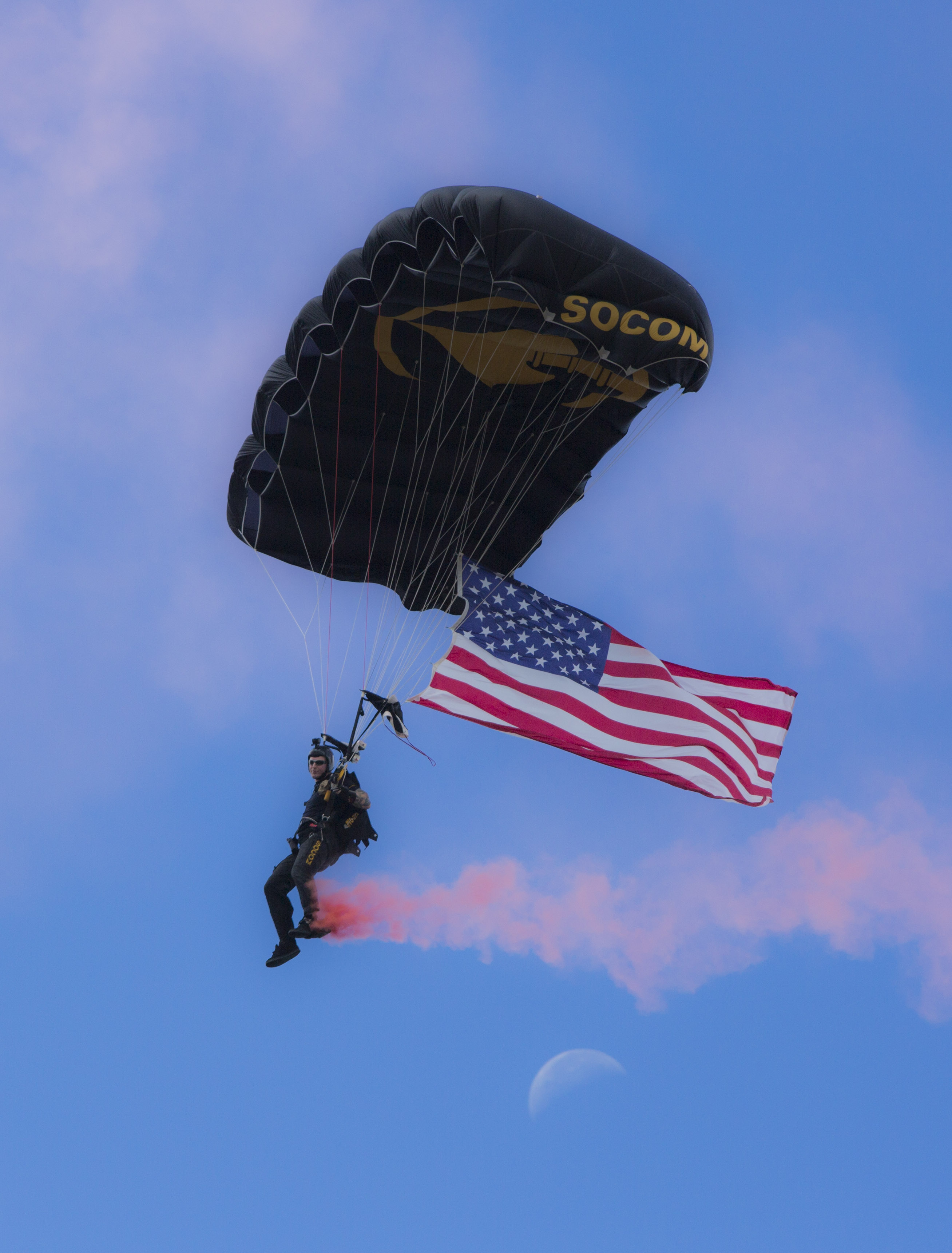 Para-Commando over MacDill AFB