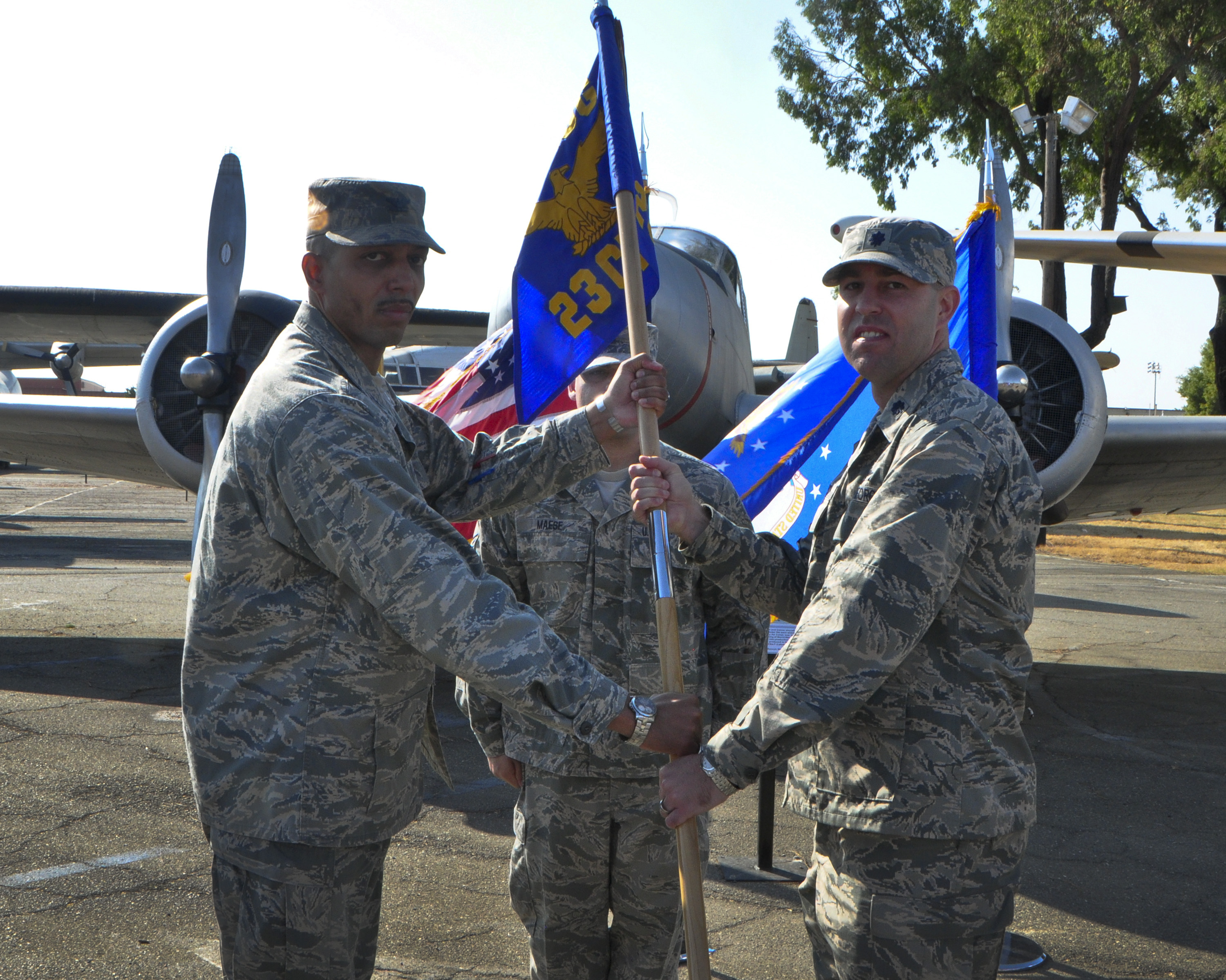 23d Combat Communications Squadron changes command