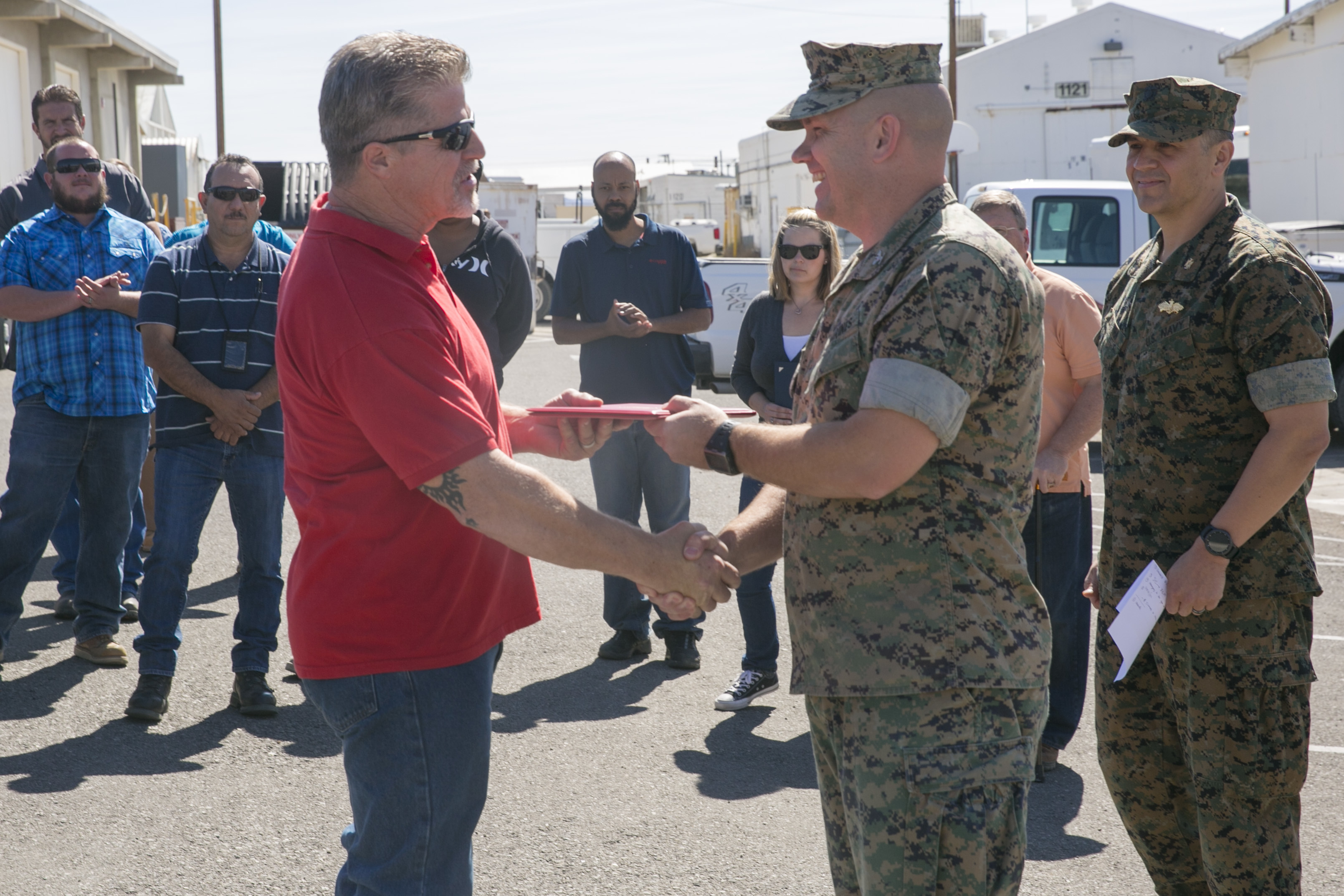 PWD honors employees for dedicated service to Combat Center