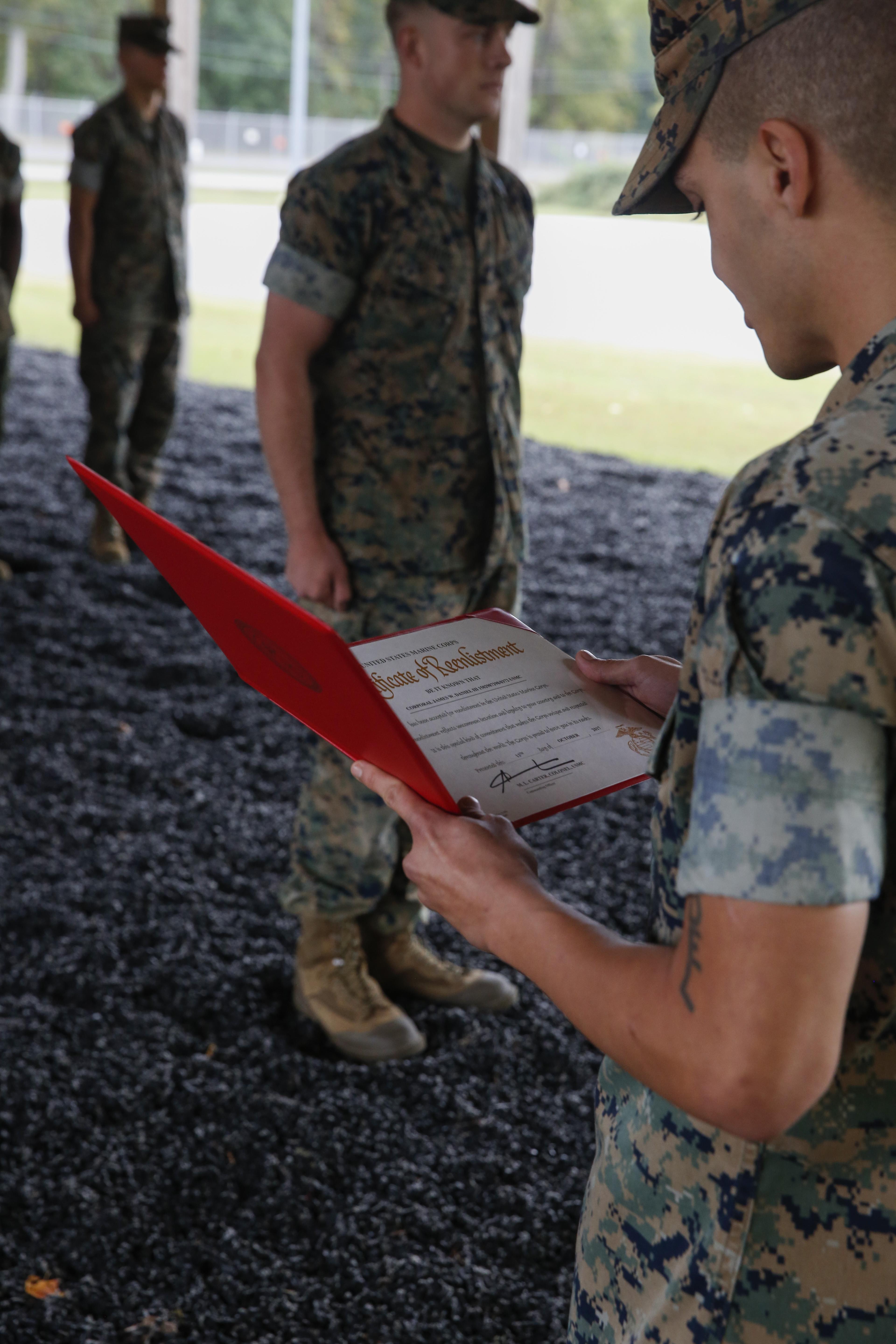 Reenlistment, Promotion & Award Ceremonies