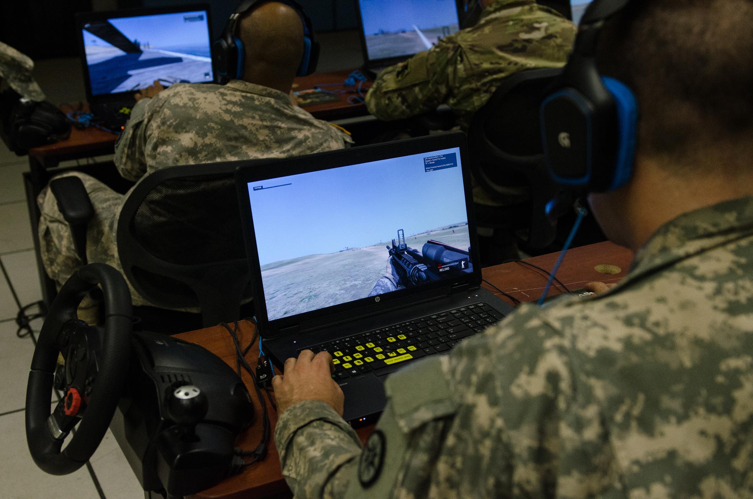 Crew-served weapon training at OCSII