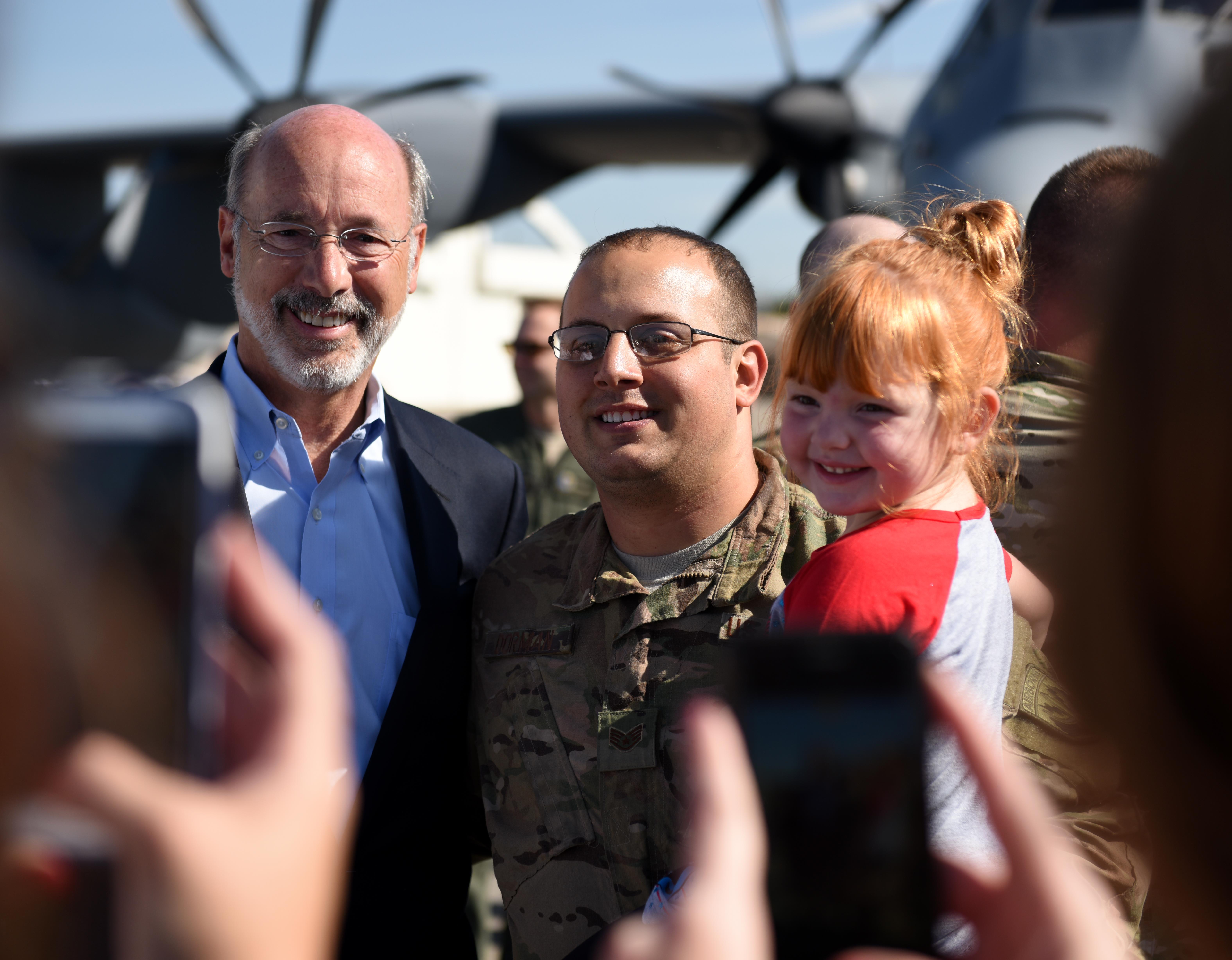Airmen from the 193rd Special Operations Wing return home from deployment