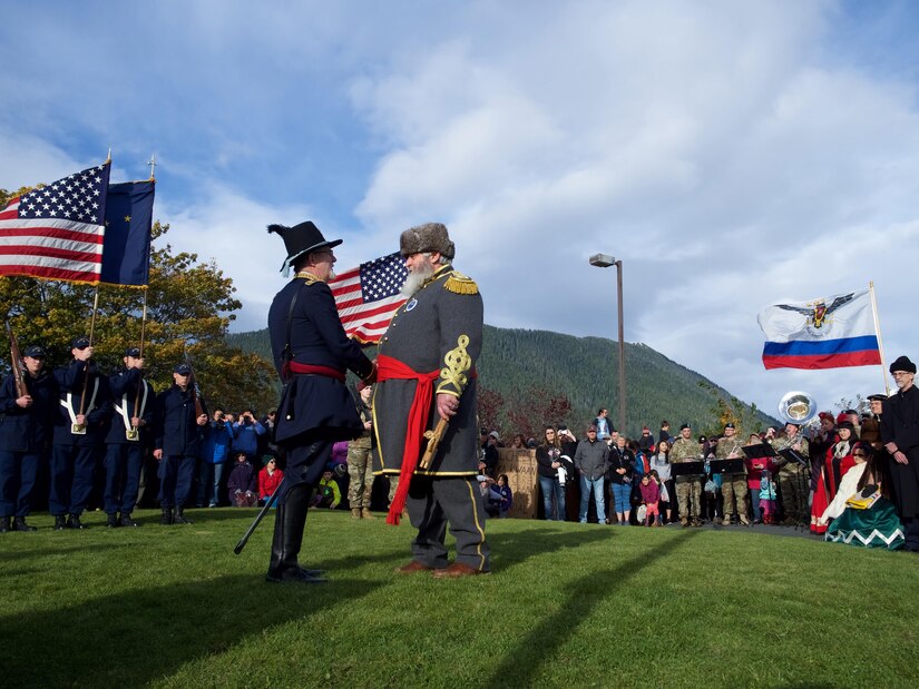 The military in Alaska helps mark 150 years since territory transfer ...