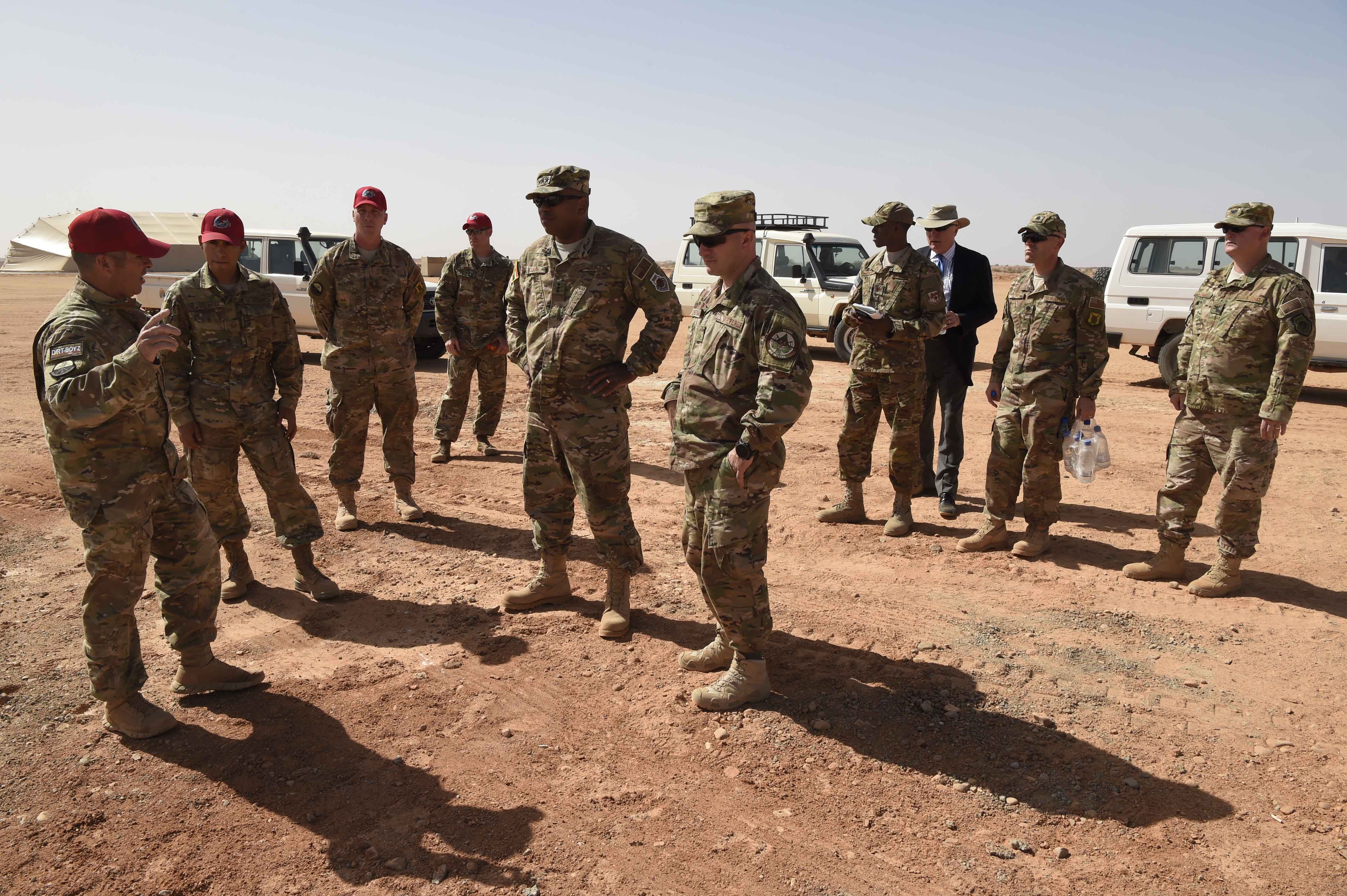 3rd Air Force commander and command chief visit AFAFRICA Airmen > U.S ...