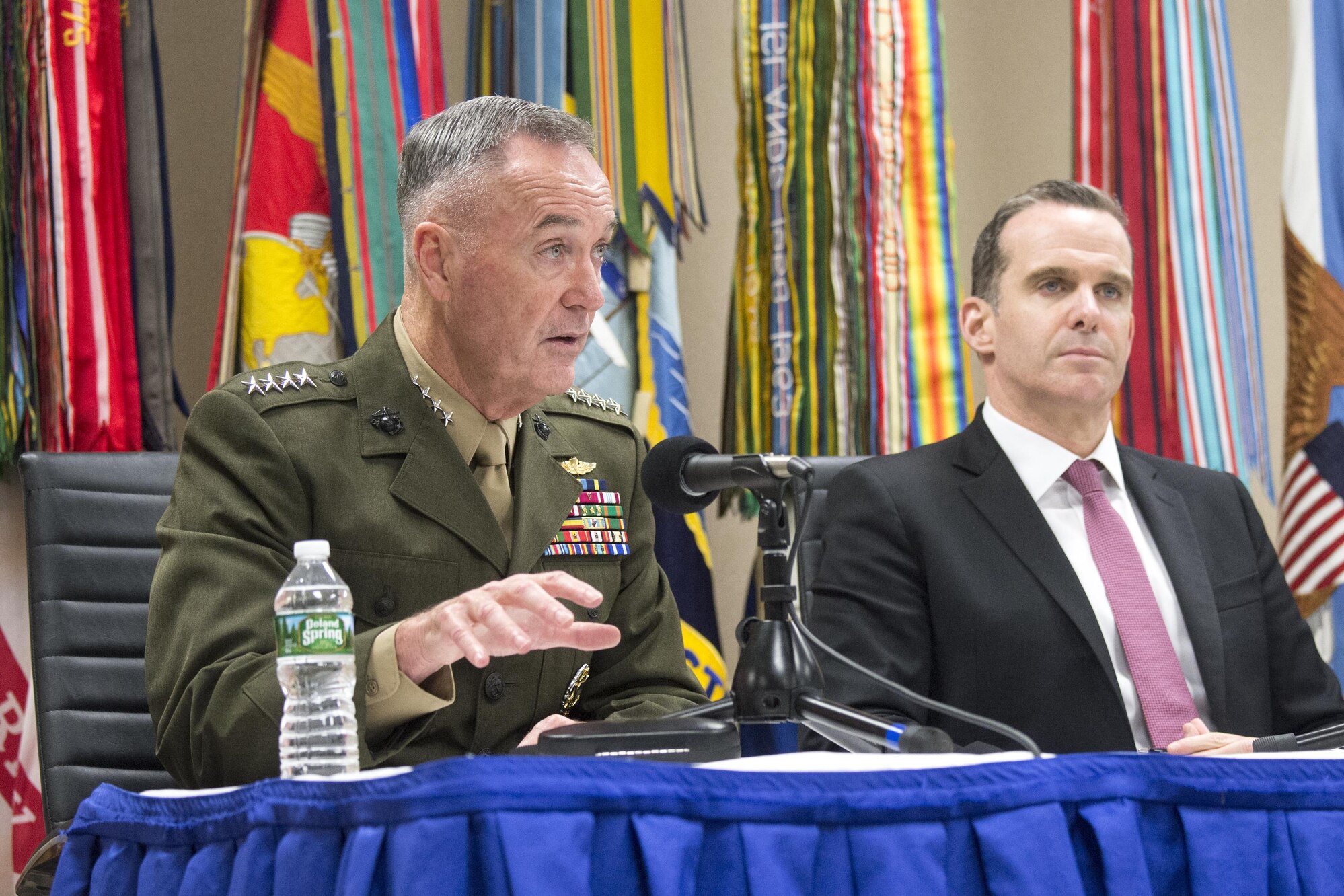 Dunford Speaks to Press