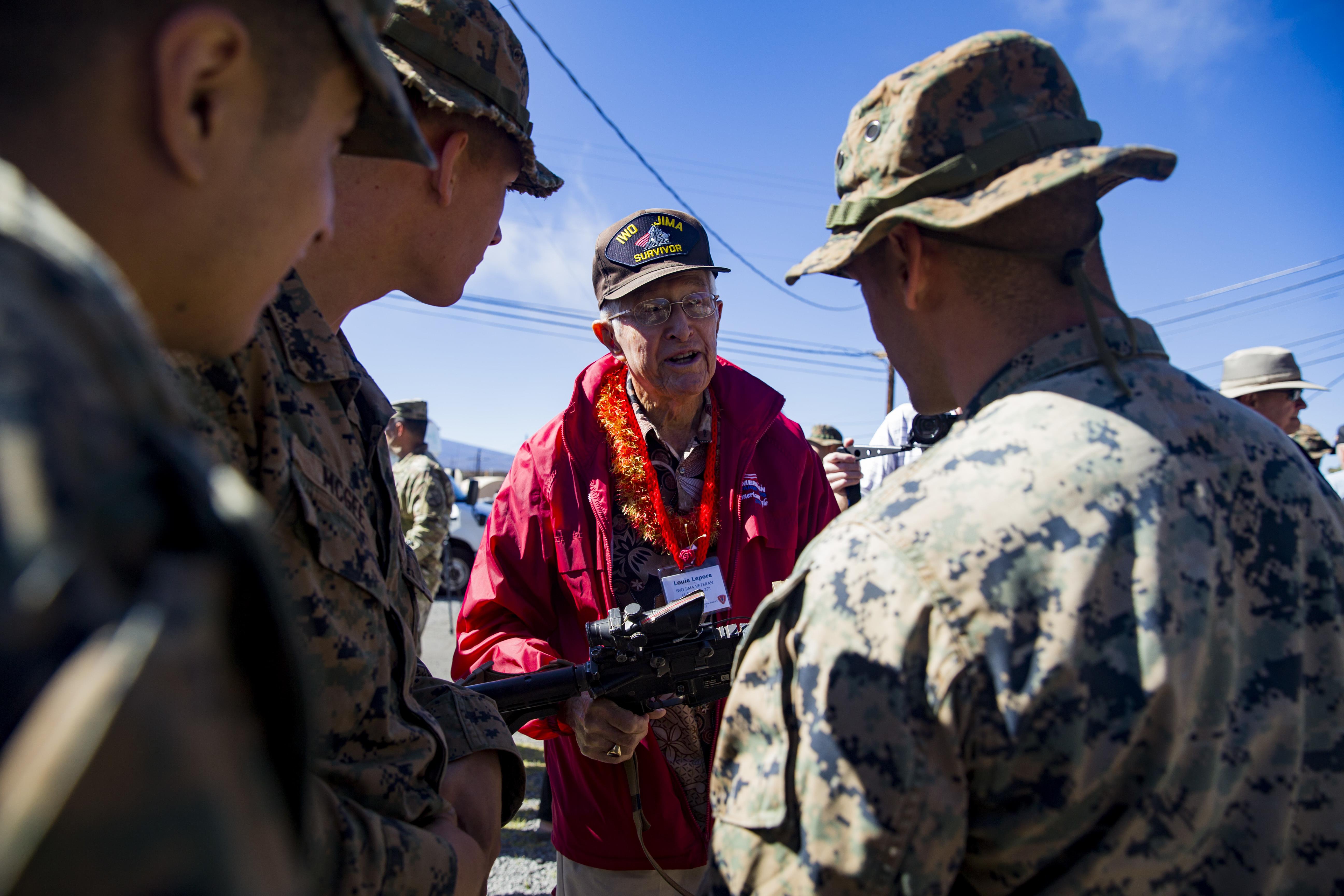 Marine Corps World War II Vets Visit Pohakuloa Training Area > Air ...