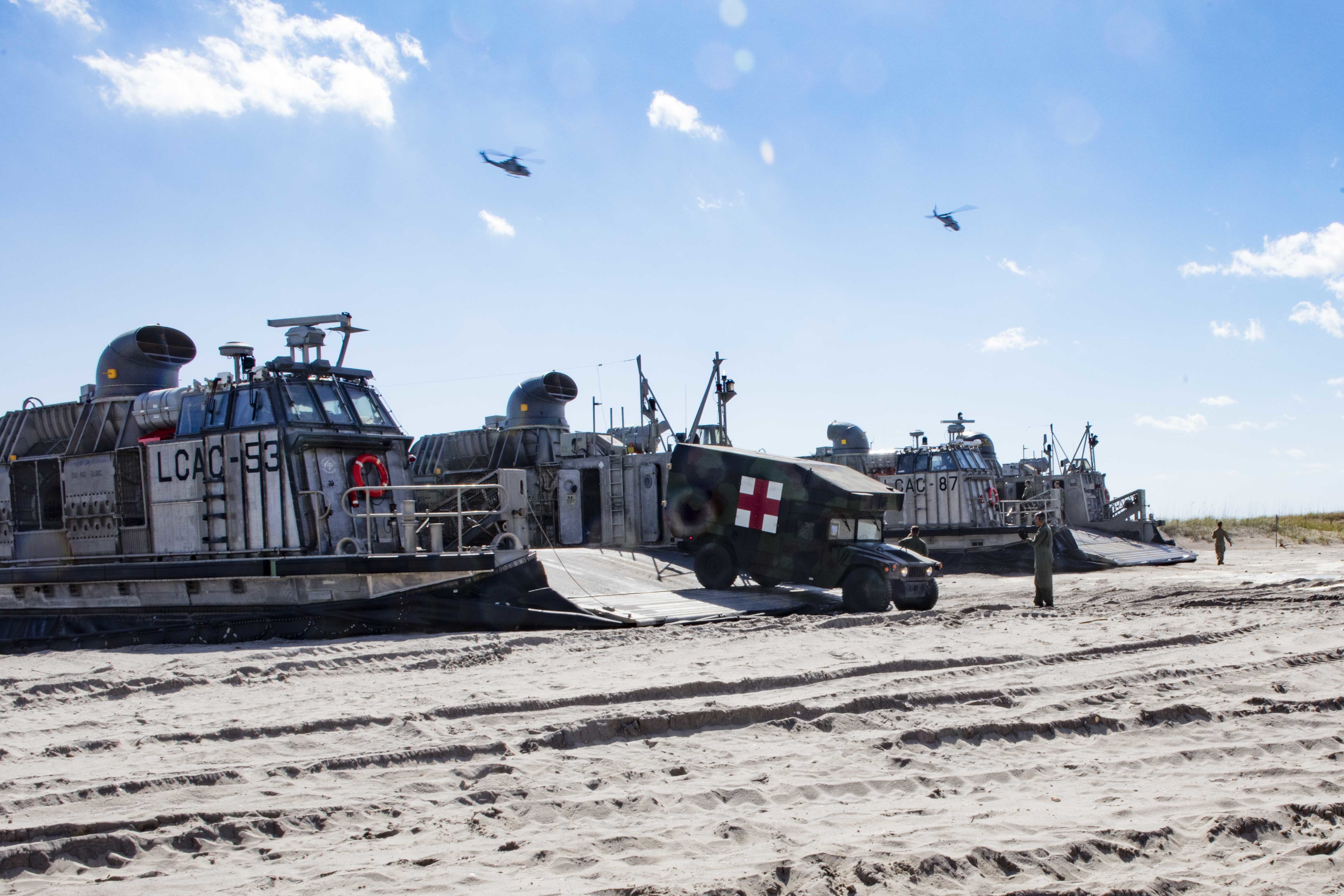 U.S. and Partner Nation Forces Conduct Live Amphibious Landing During ...