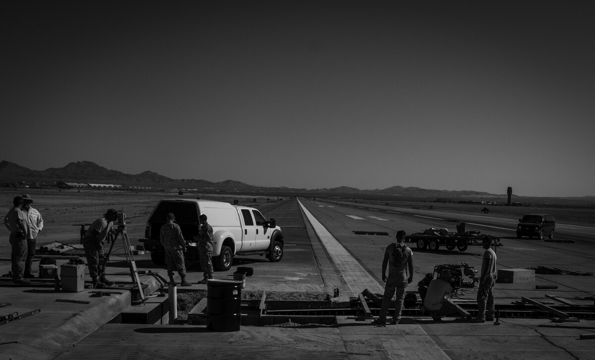 RED HORSE construction improves Nellis flight line operations > Nellis ...