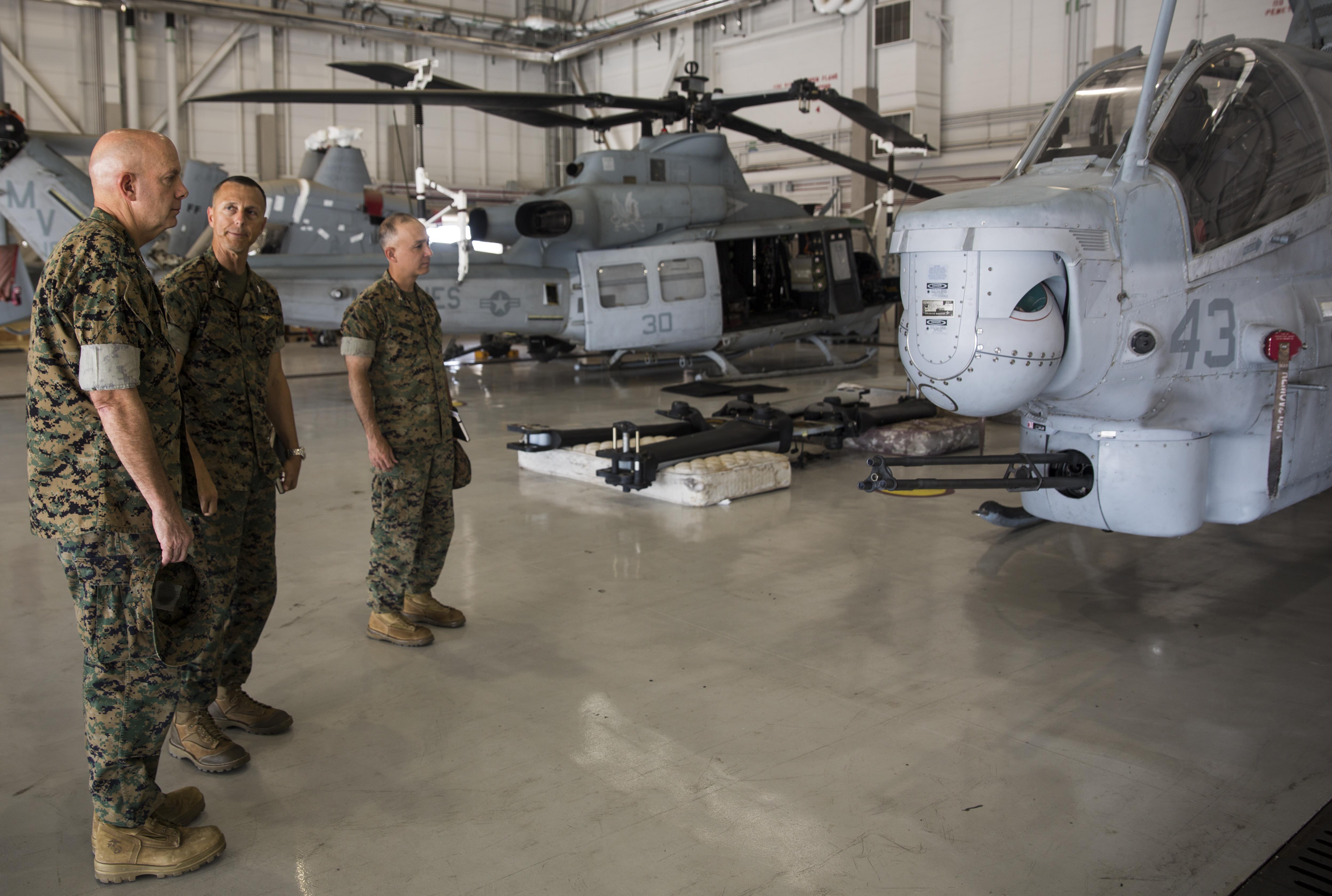 Lt. Gen. David H. Berger visits MCAS Yuma