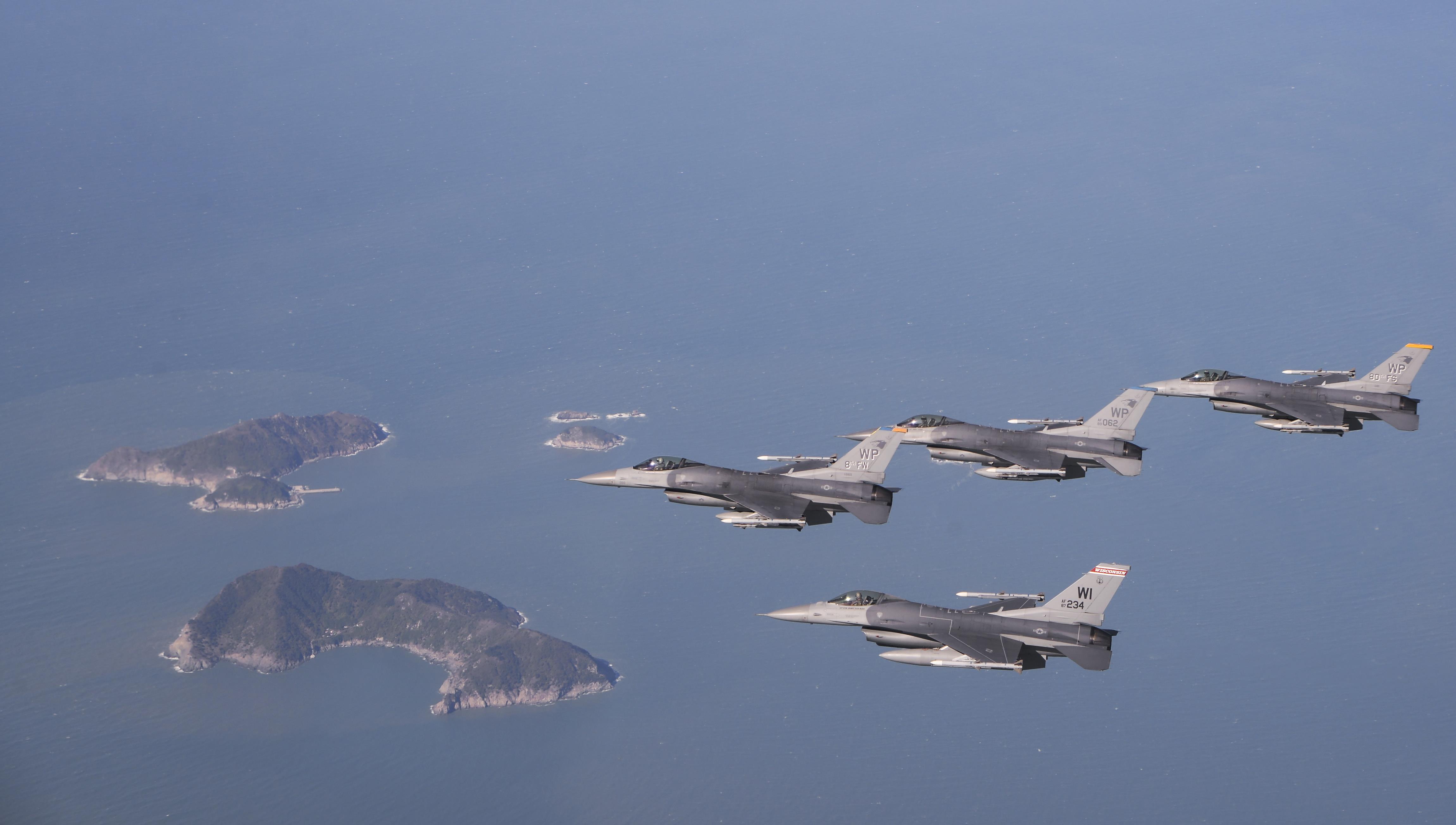 USAF, ROKAF, ANG take to skies over Korea