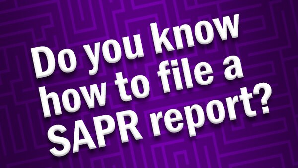 SAPR team reaffirms reporting procedures > Defense Contract Management ...