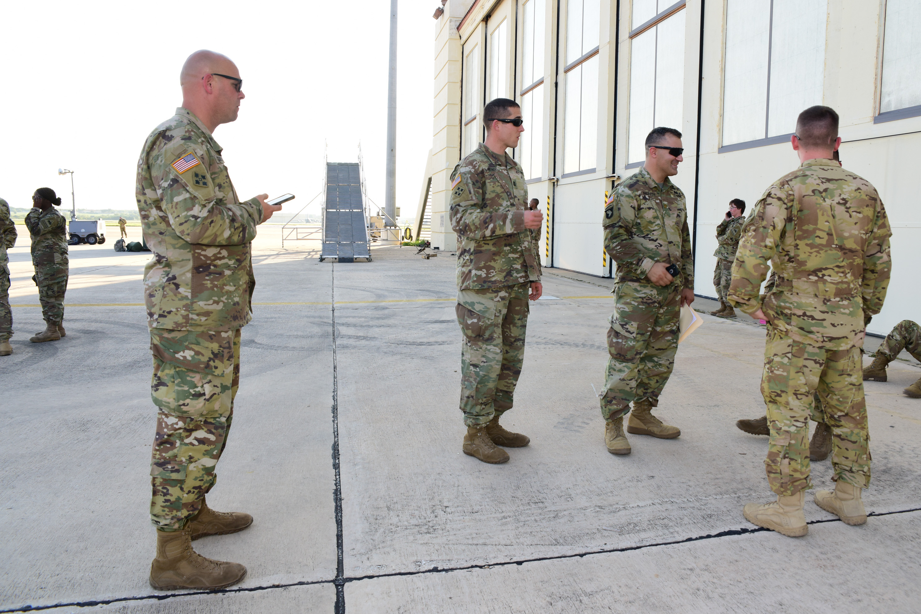 127th Aviation Support Battalion Soldiers arrive at JBSA to support ...