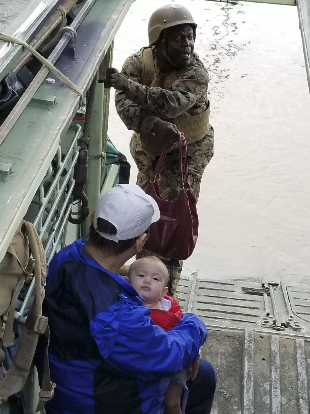 Marines use amphibious capabilities to rescue and assist Hurricane ...