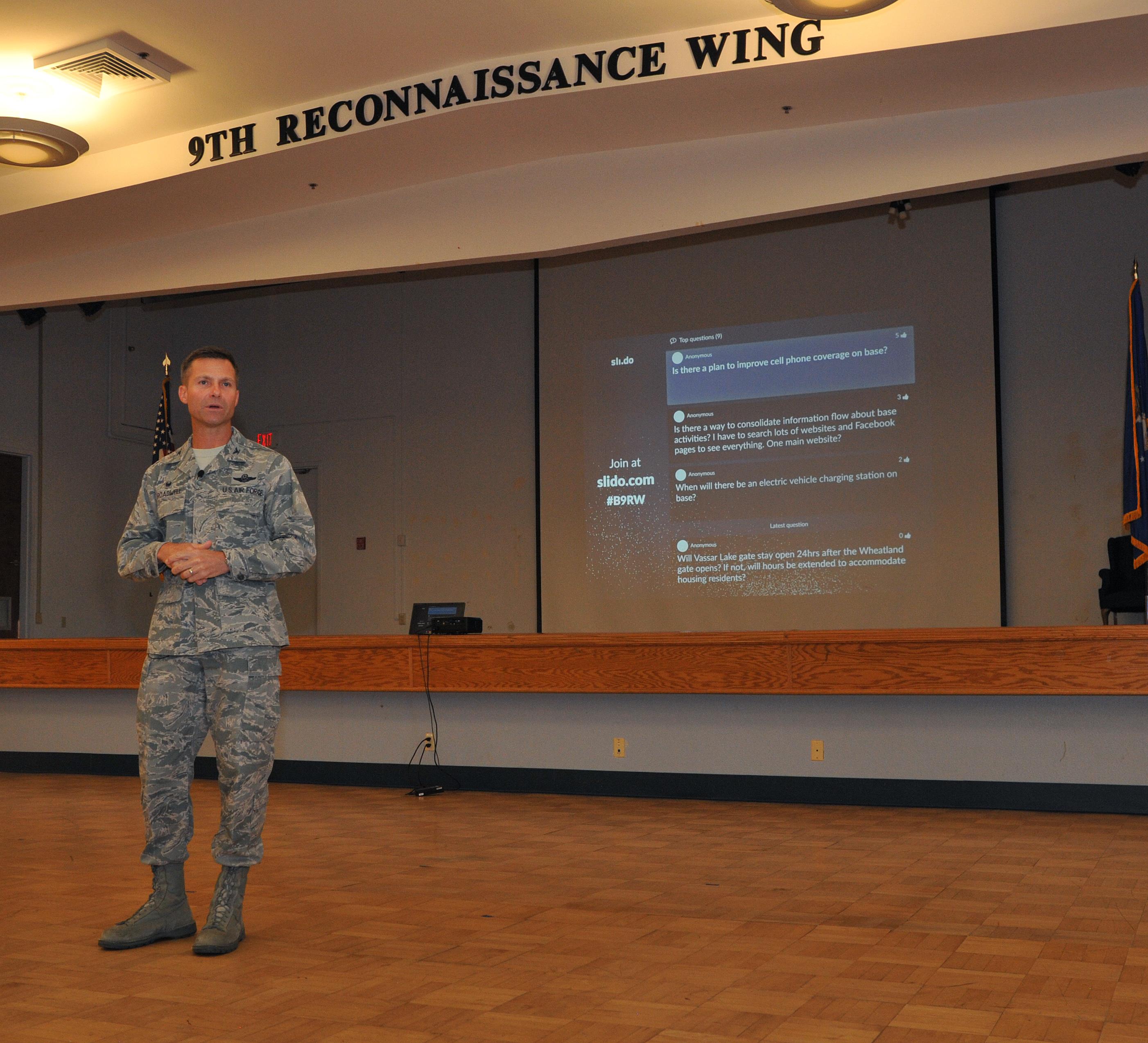 Beale leaders hear directly from AF families, Airmen at installation ...