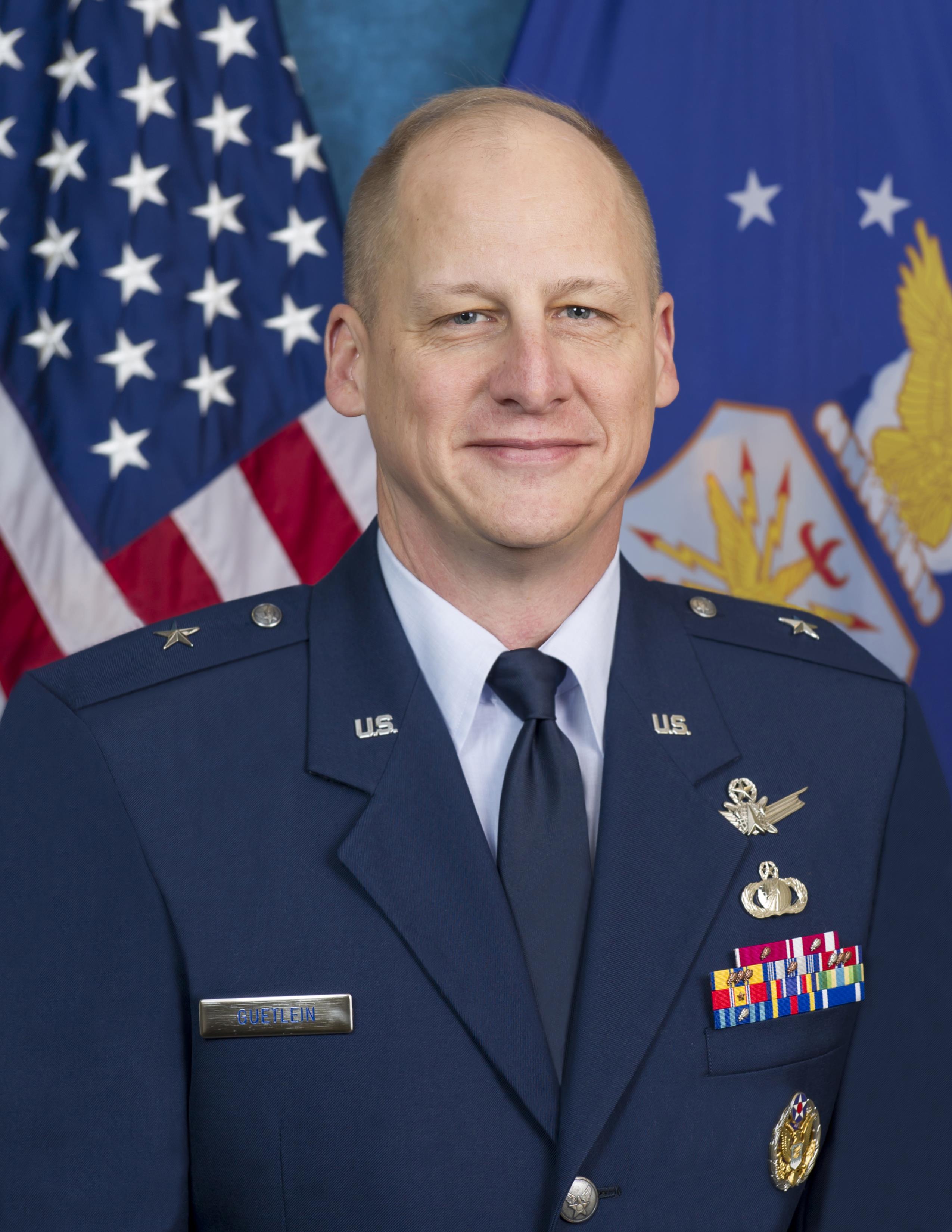 BRIGADIER GENERAL MICHAEL A. GUETLEIN > U.S. Air Force > Biography Display