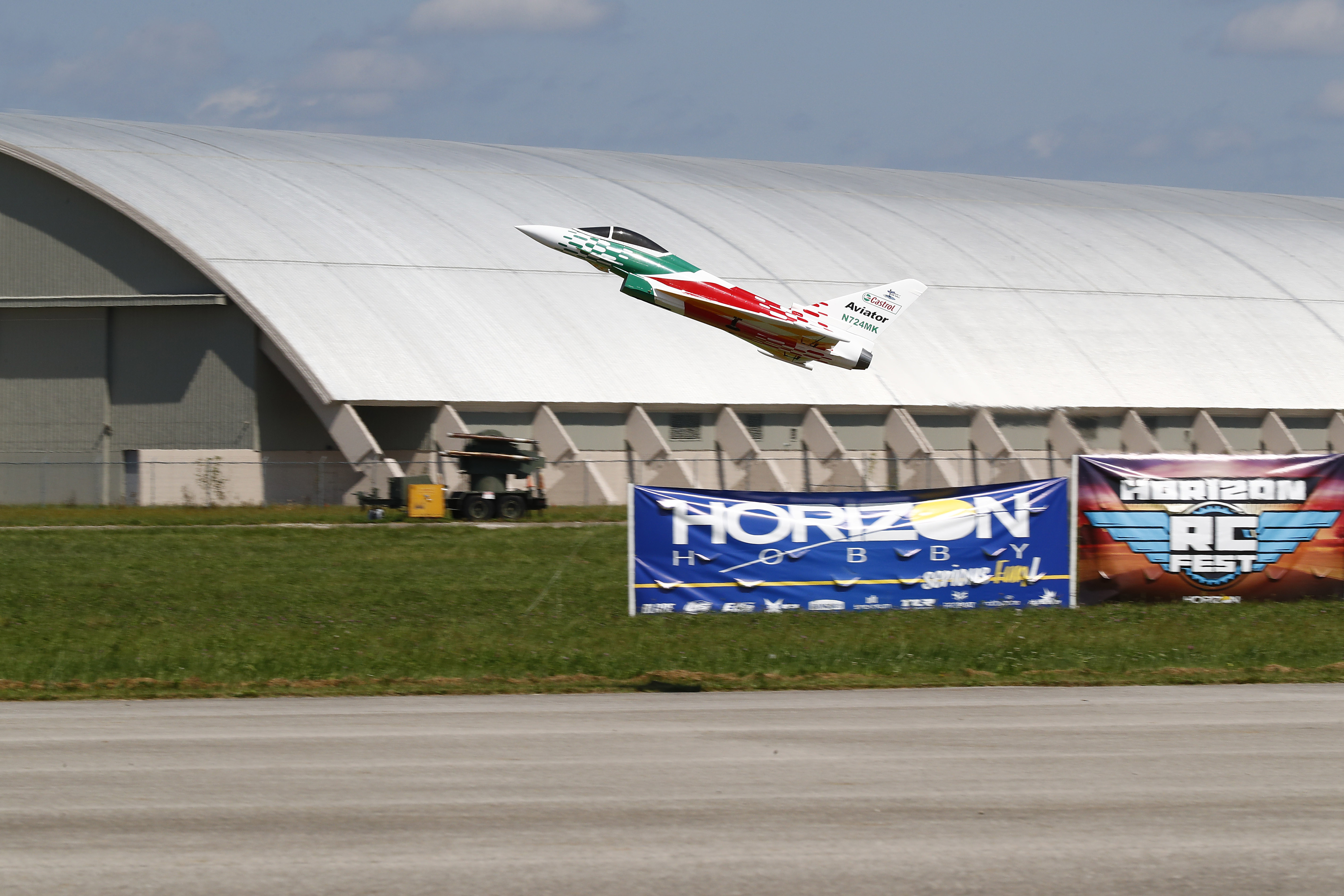 Giant Scale Radio-Controlled (RC) Model Aircraft Air Show
