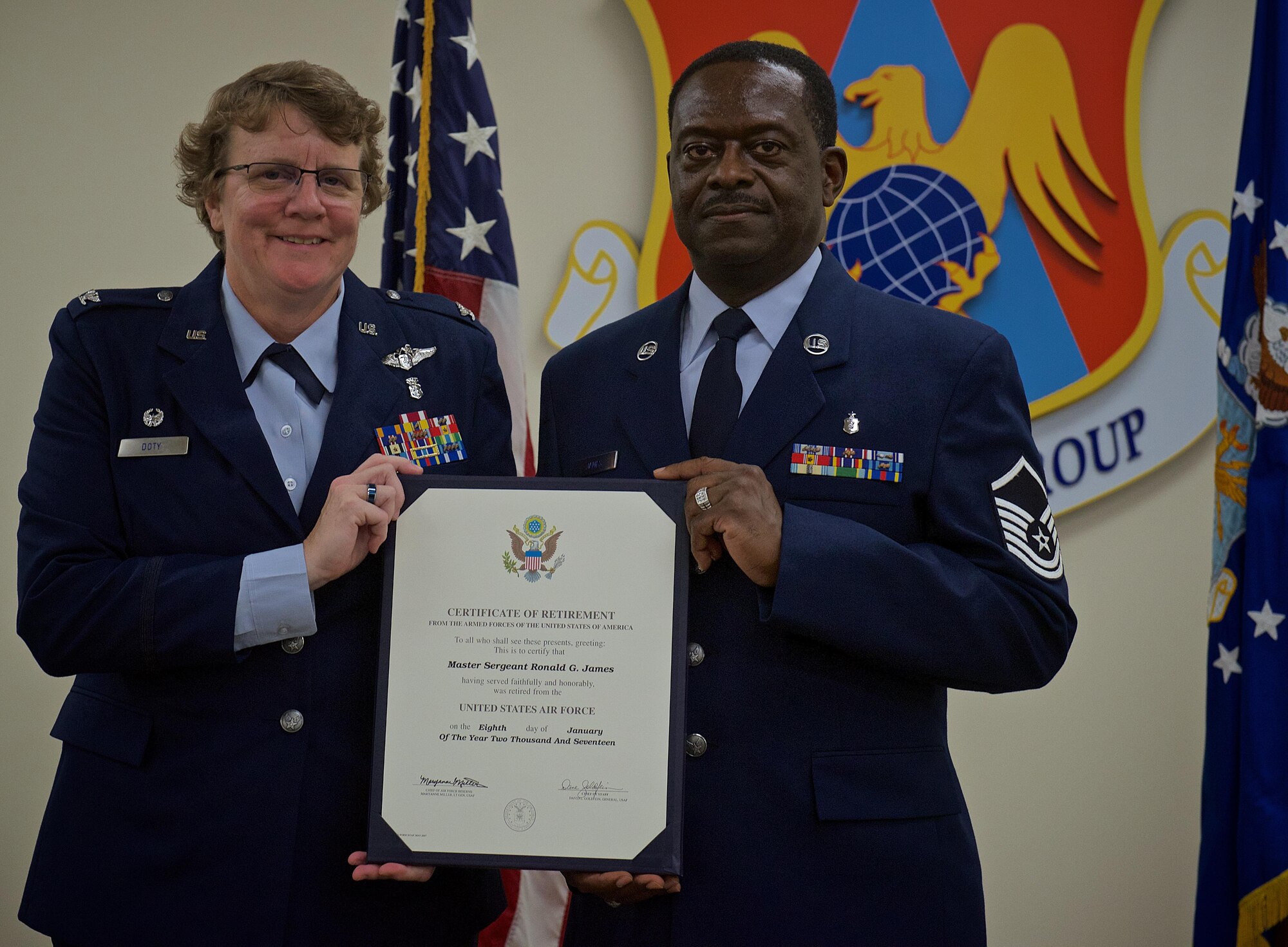 Farewell from the ASTS to James > 932nd Airlift Wing > Article Display