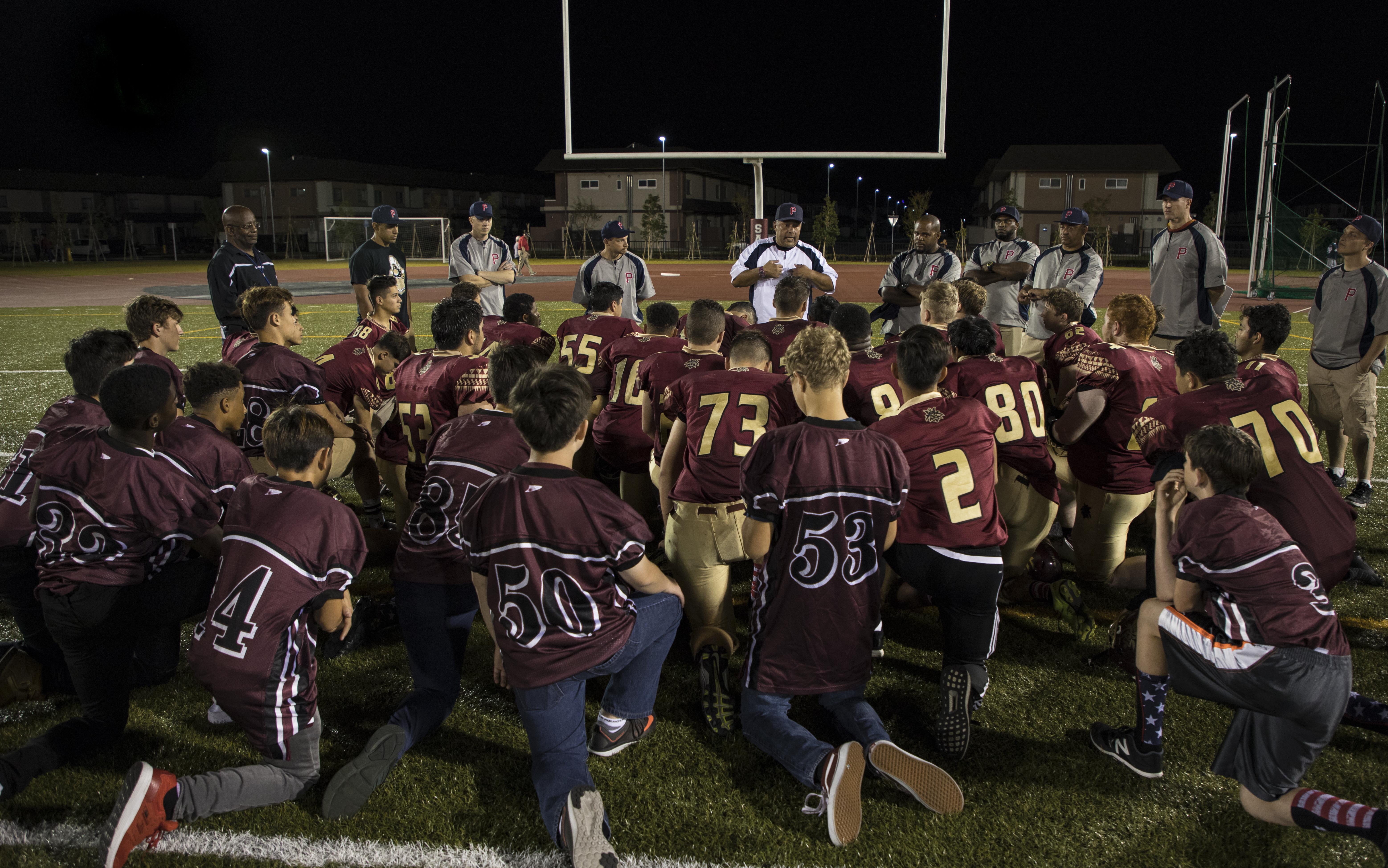 Samurai kick off first football game under Friday Night Lights