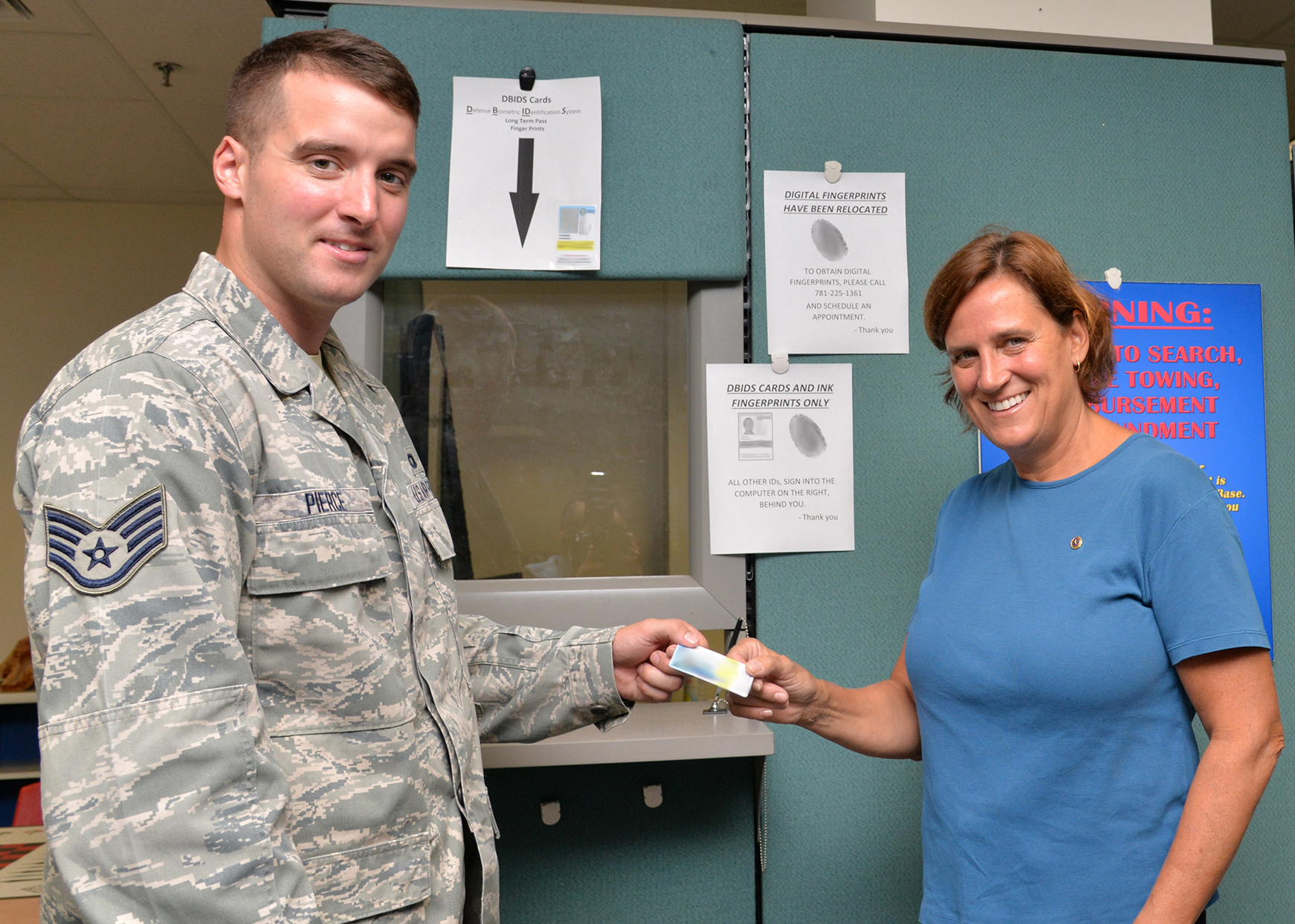 ID card issued to Gold Star family member