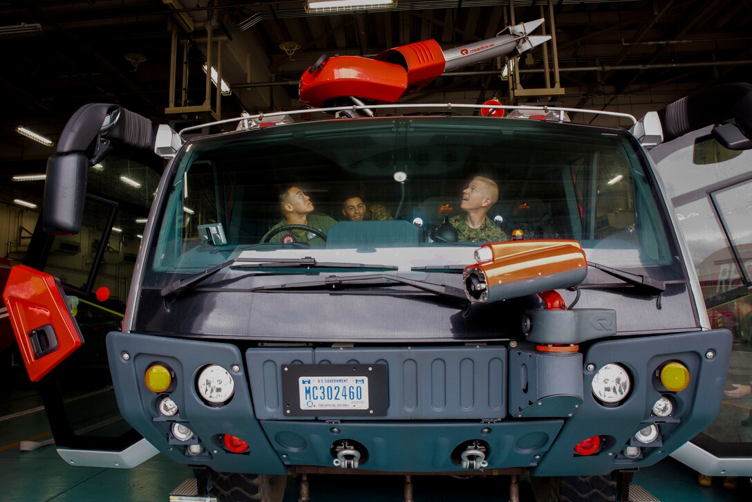 Commanding general of Marine Corps Installations Pacific tours MCAS Iwakuni