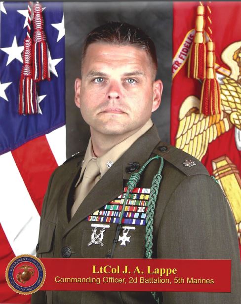 LtCol Jay A. Lappe > 1st Marine Division > Leaders
