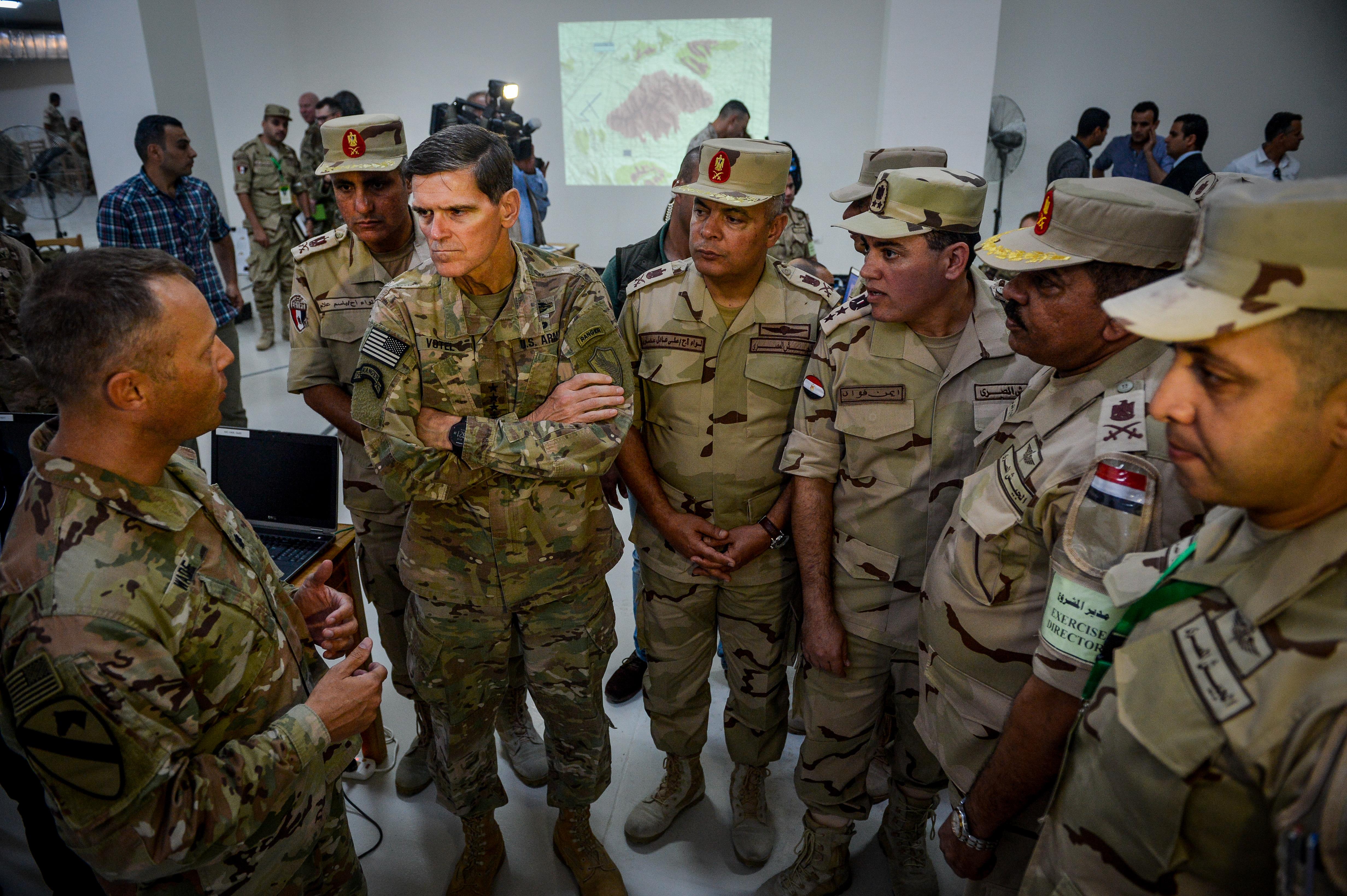 CENTCOM commander visits Bright Star 17