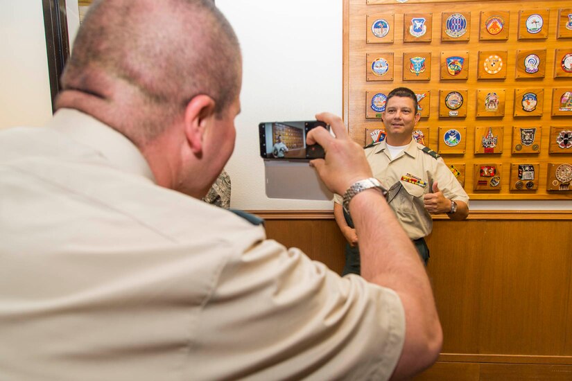 Colombian military officers get insight into flight test at Edwards ...