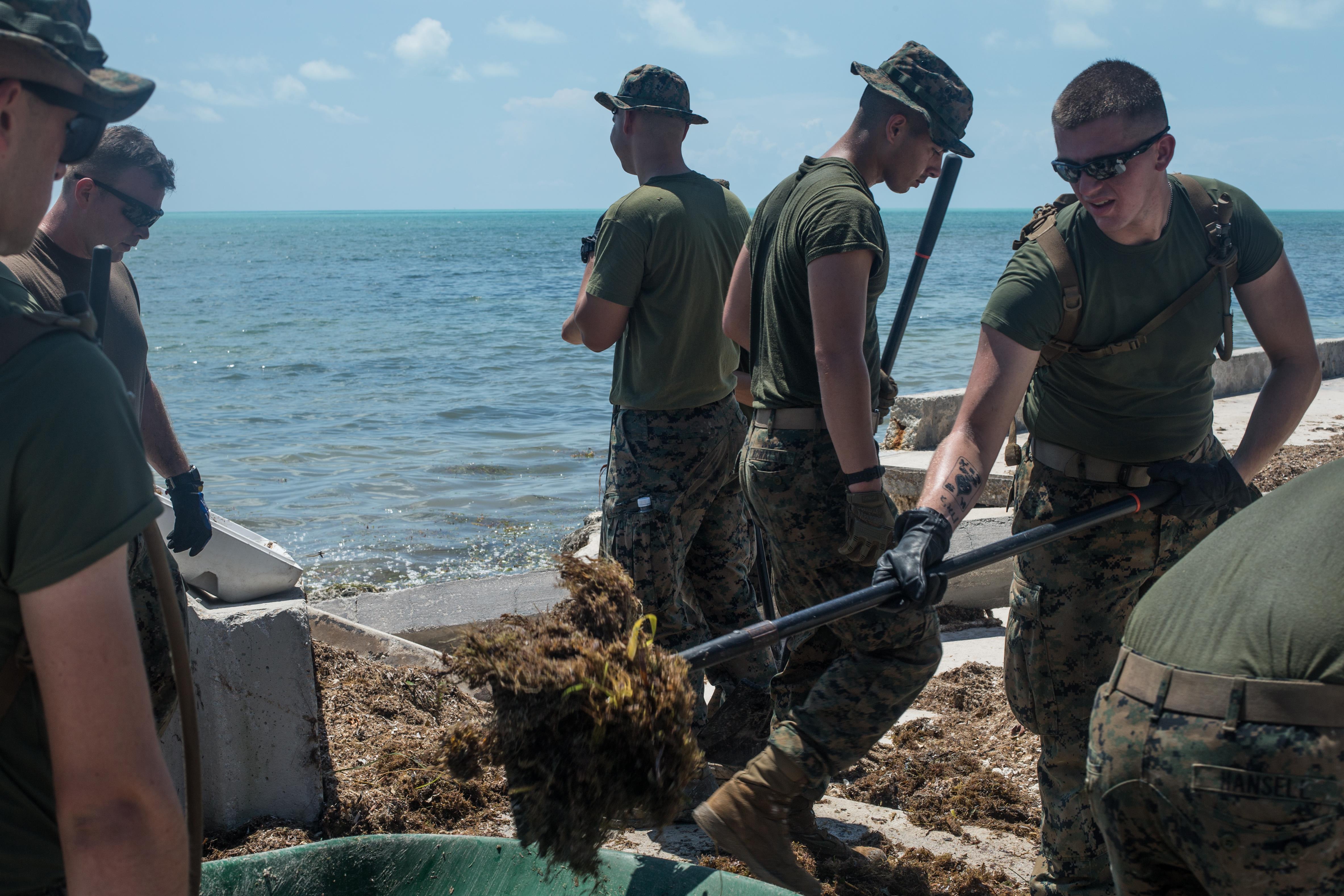 BLT 2/6 Cleans Key West Streets