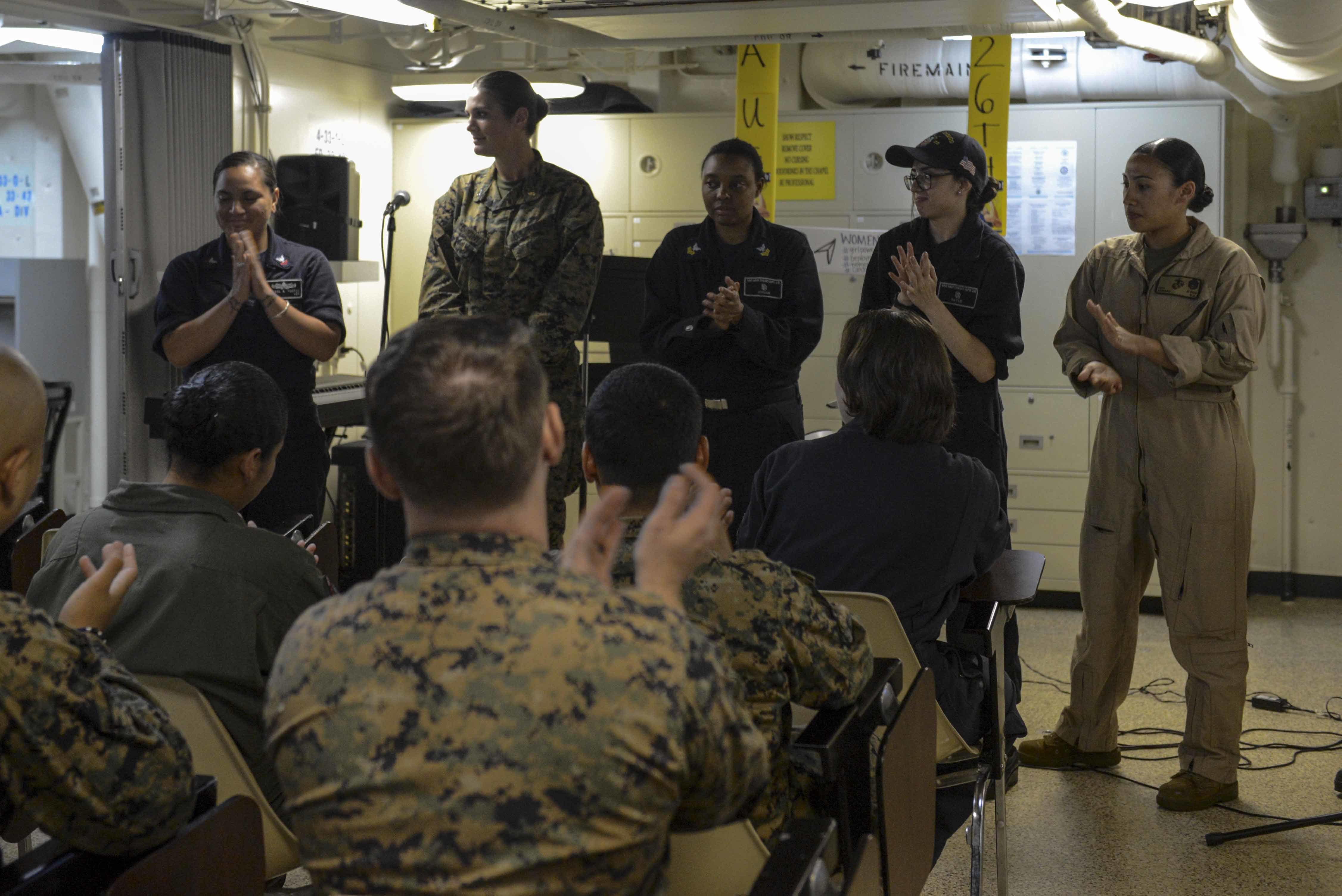 USS San Diego (LPD 22) celebrates Women’s Equality Day > I Marine ...