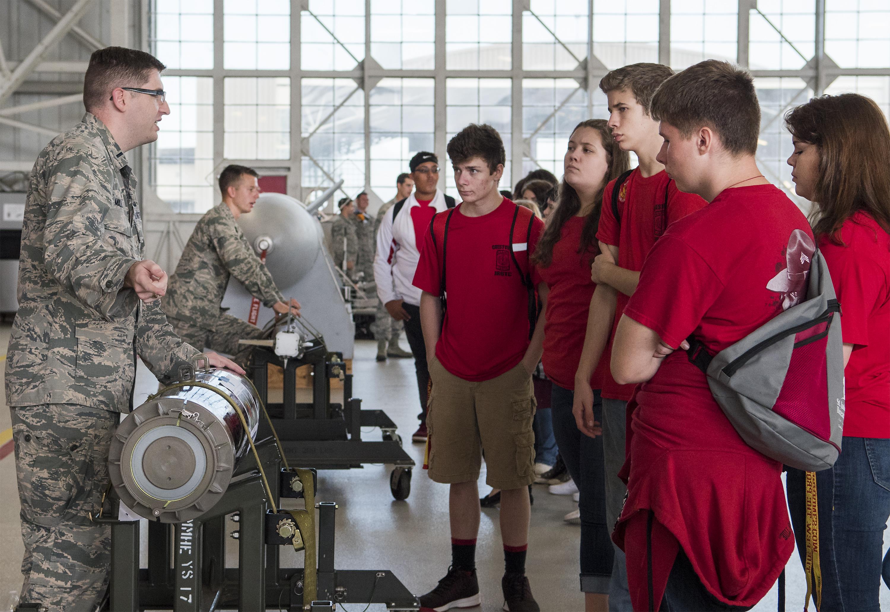Students educated on AF, base capabilities > Eglin Air Force Base ...