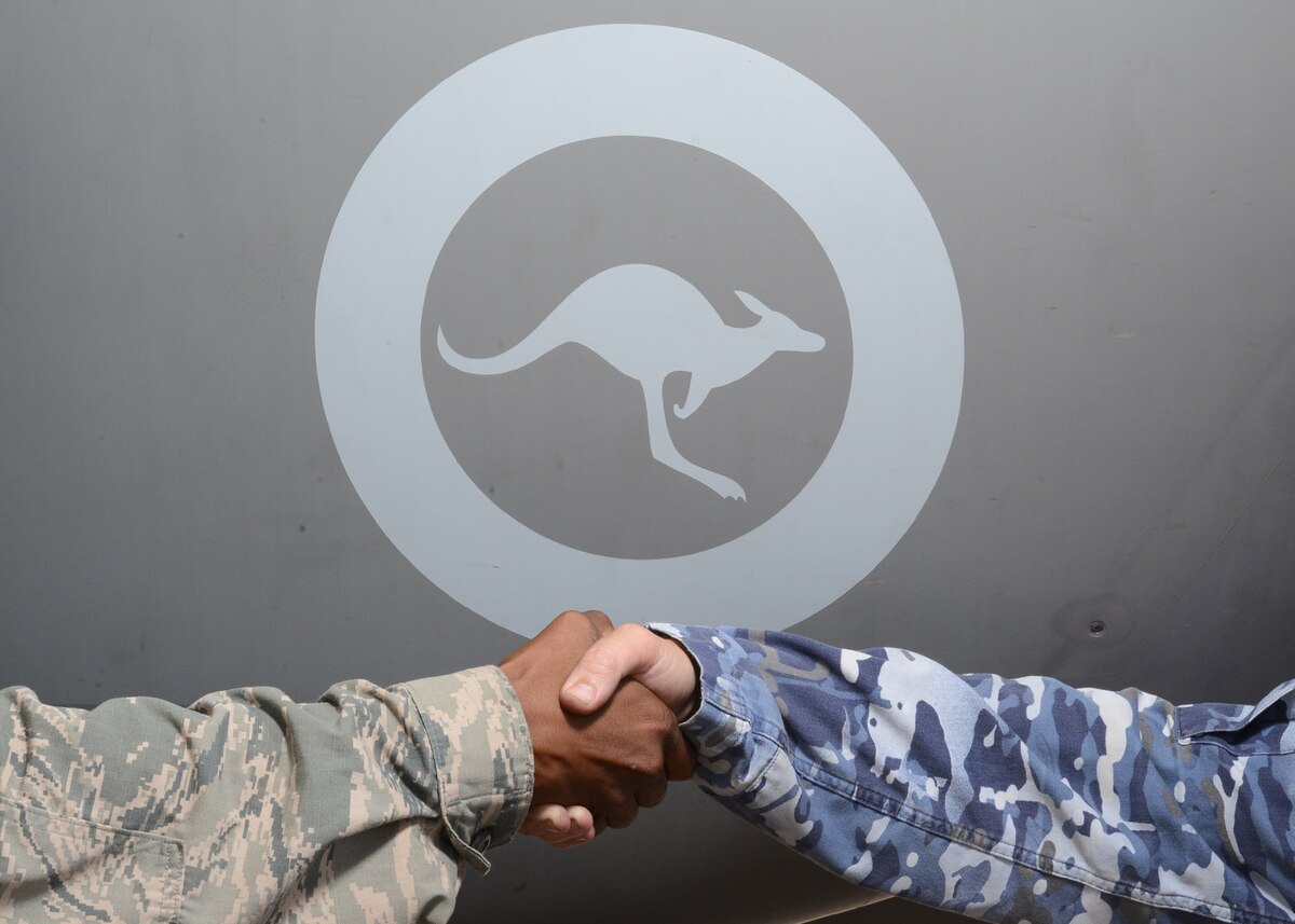 kangaroo handshake