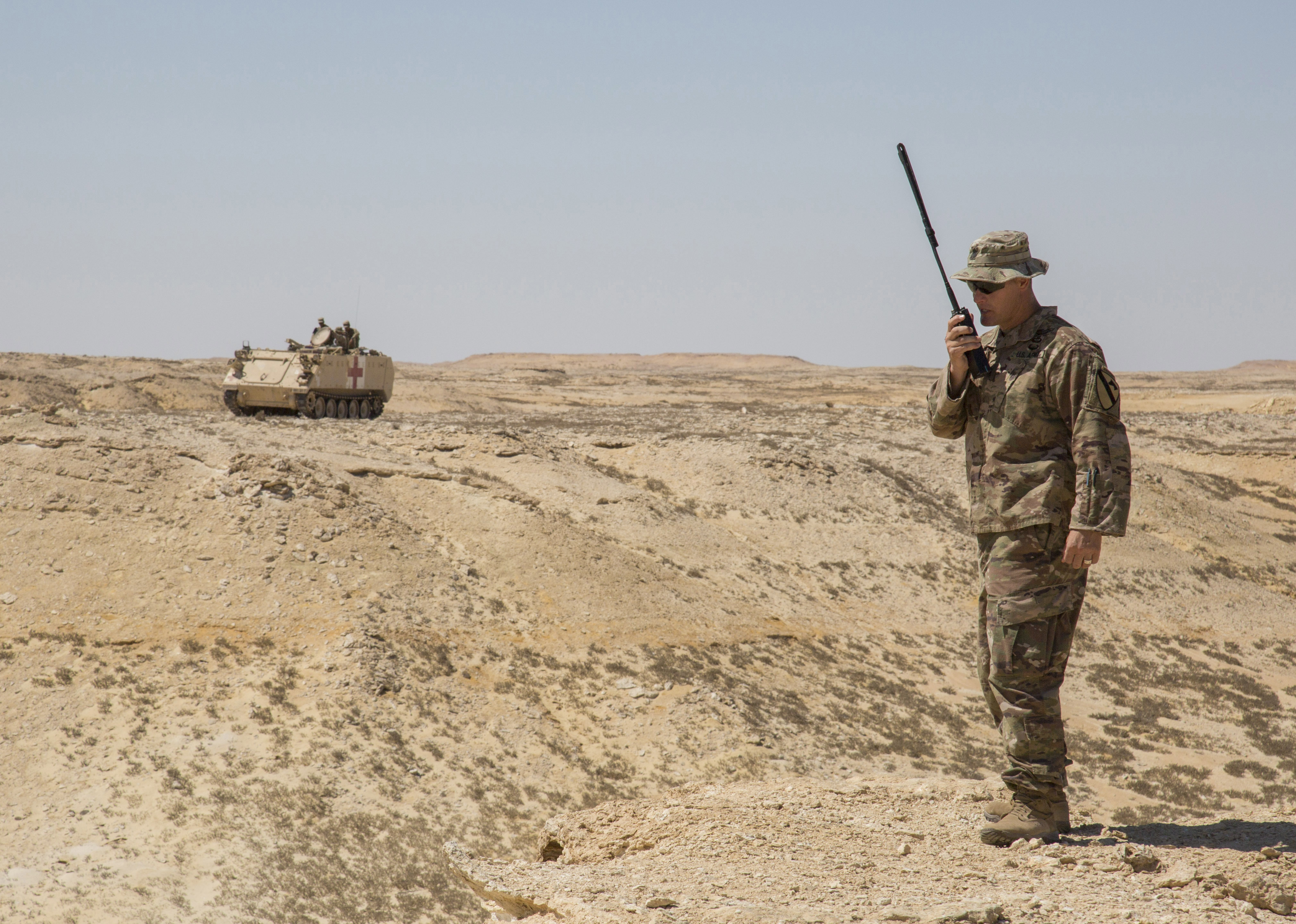 Combined arms live fire rehearsal, Exercise Bright Star 2017