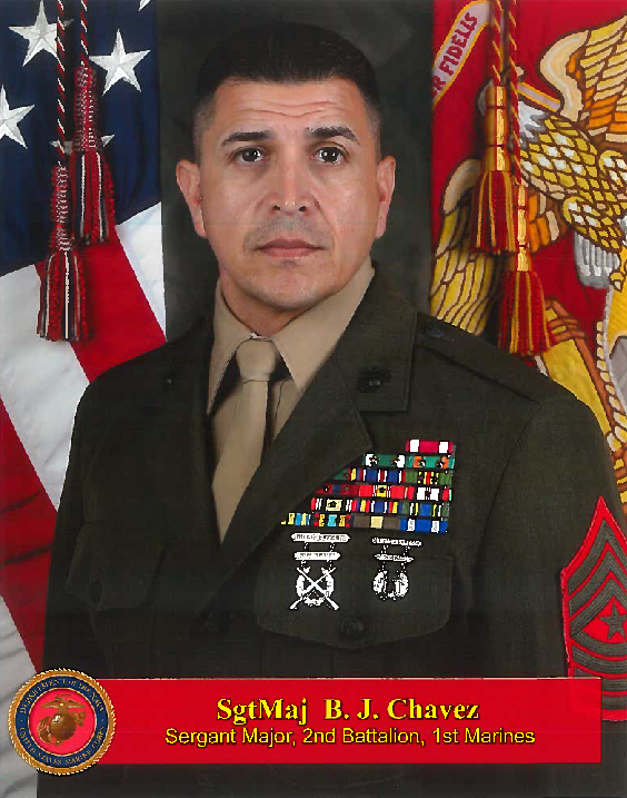 SgtMaj Benito J. Chavez > 1st Marine Division > Leaders