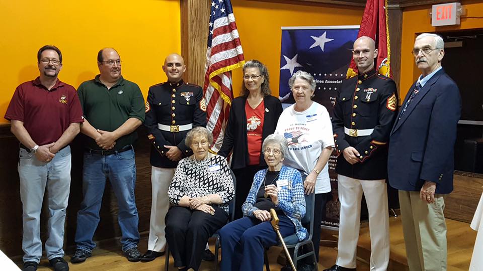 Active, former Marines present WWII veterans with Victory Medals