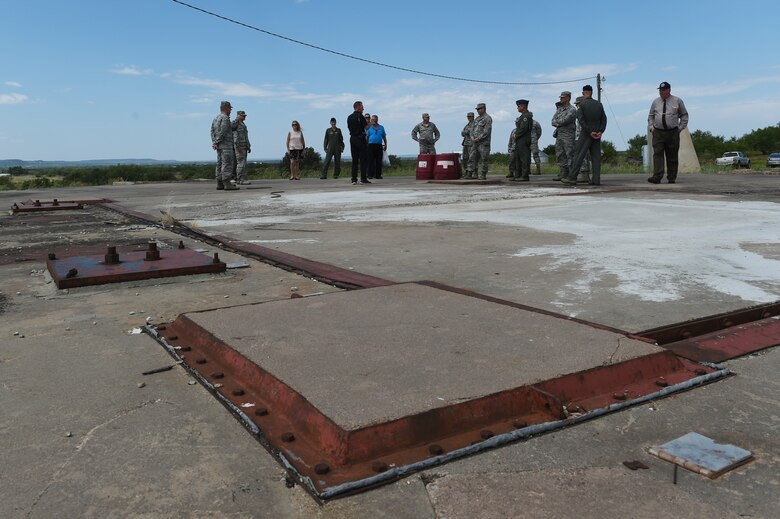 Dyess senior leaders tour Lawn Atlas Missile Base > Dyess Air Force ...