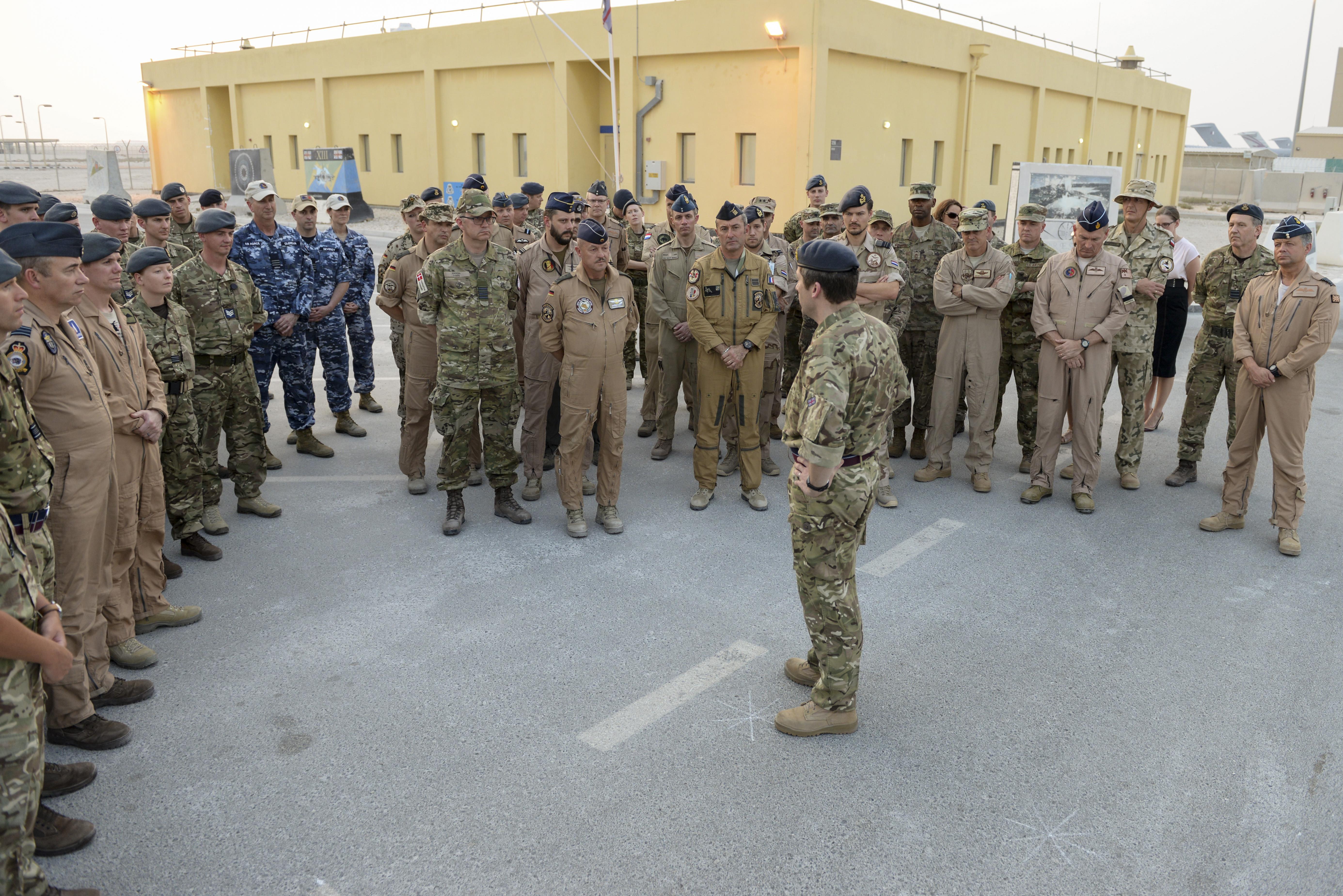 Battle of Britain commemoration service held at Al Udeid Air Base > U.S ...