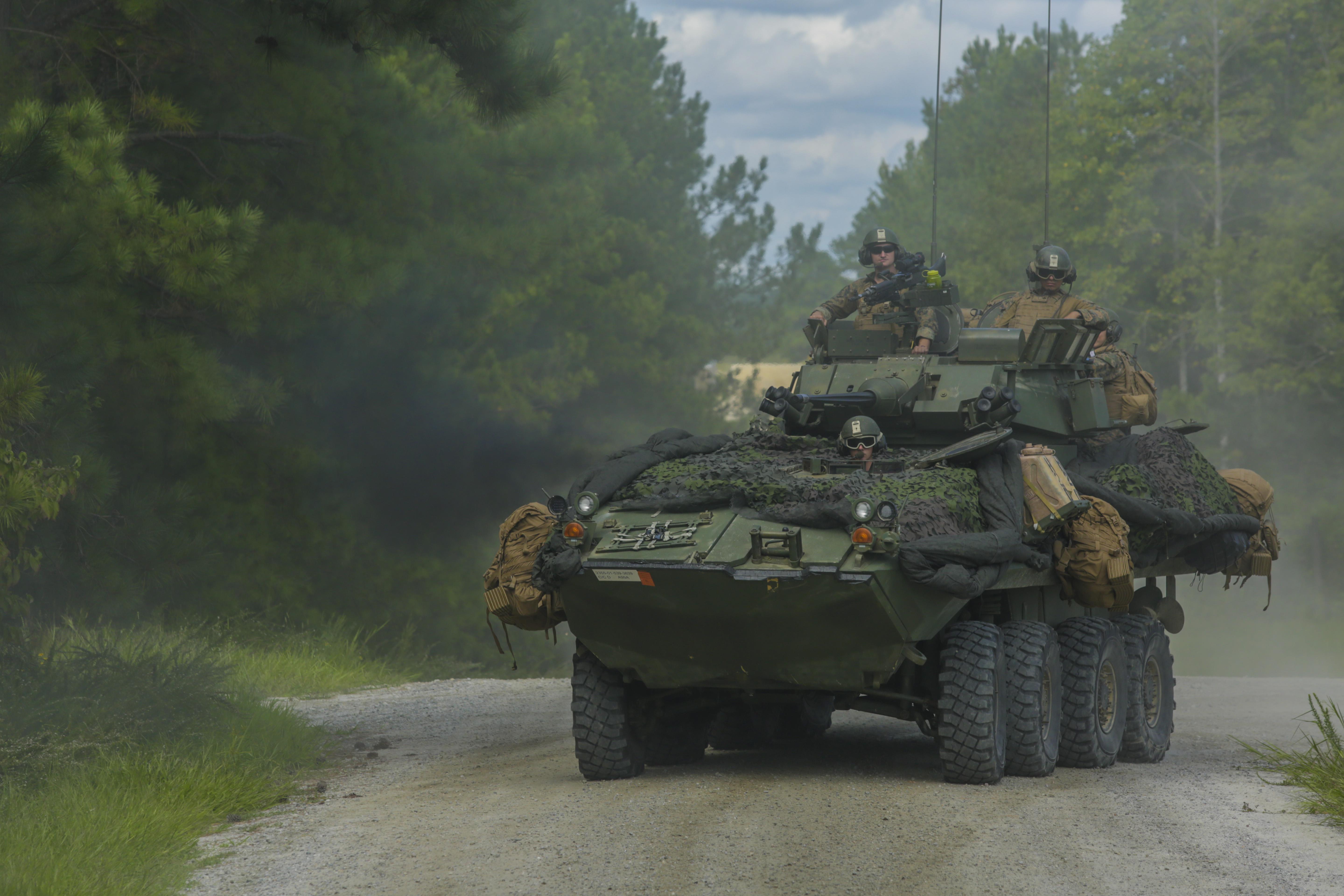 2nd LAR perform vehicle maneuvers