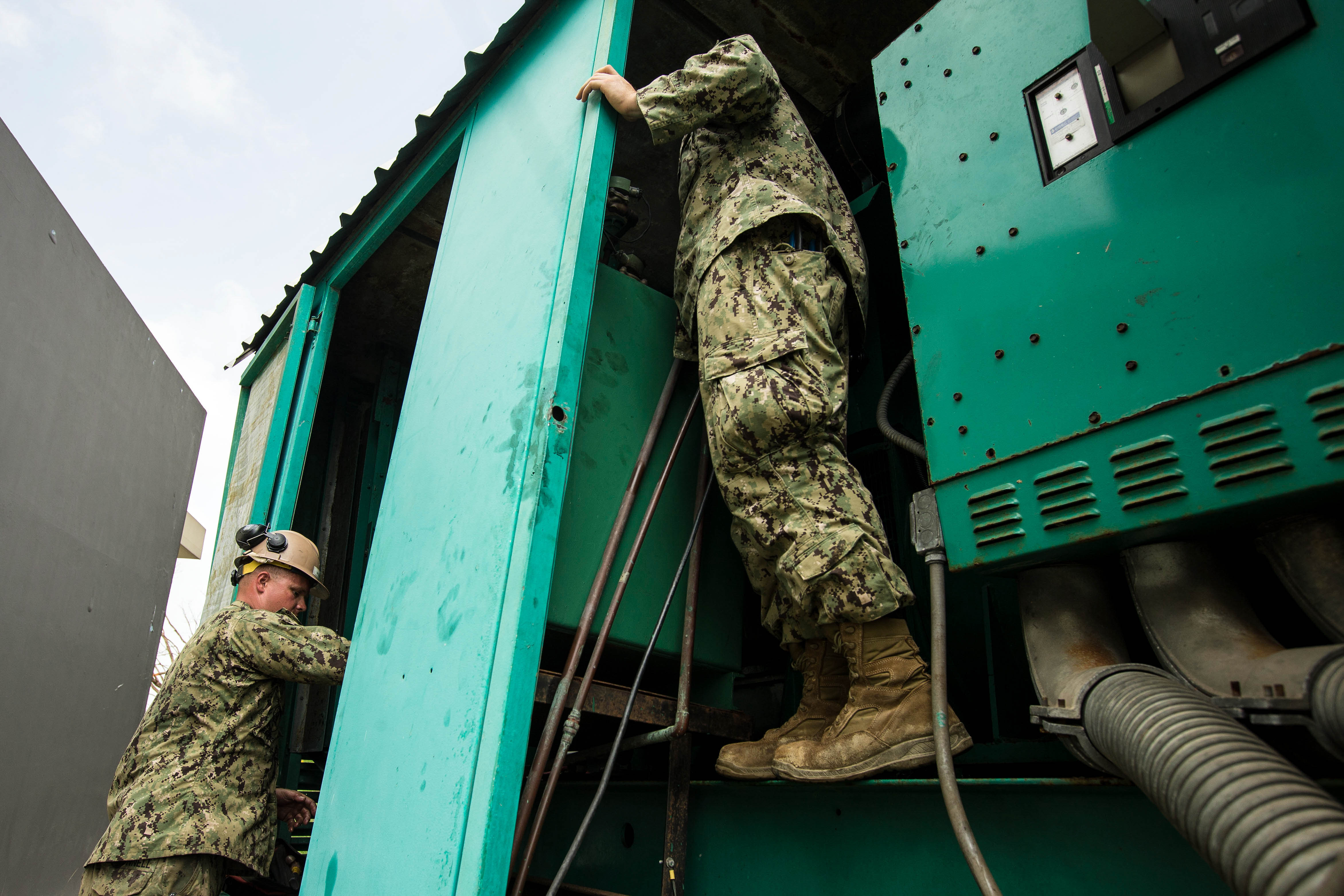 U.S. Marines, Sailors assess hospitals, provide support in Puerto Rico