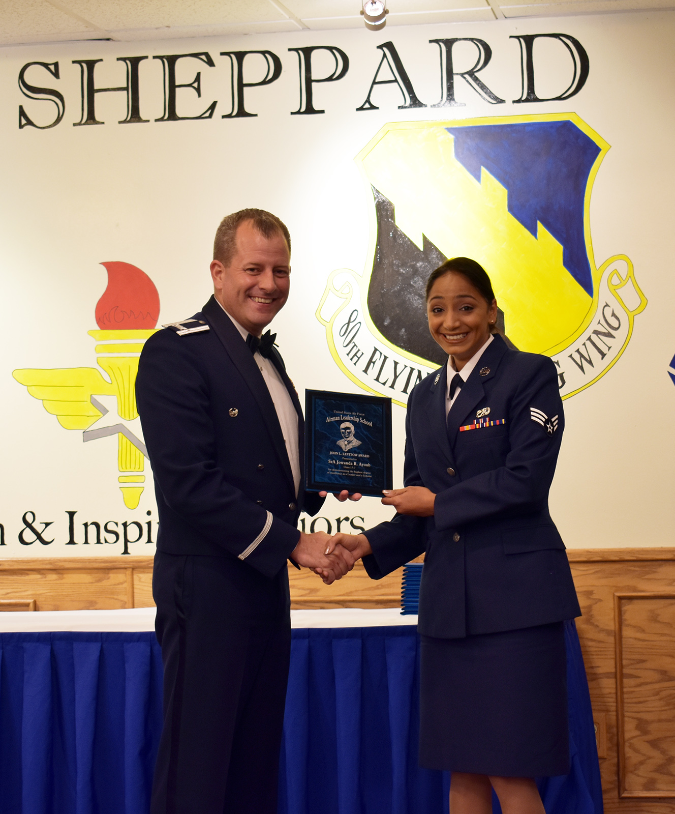 445th Airman receives John L. Levitow award > 445th Airlift Wing ...