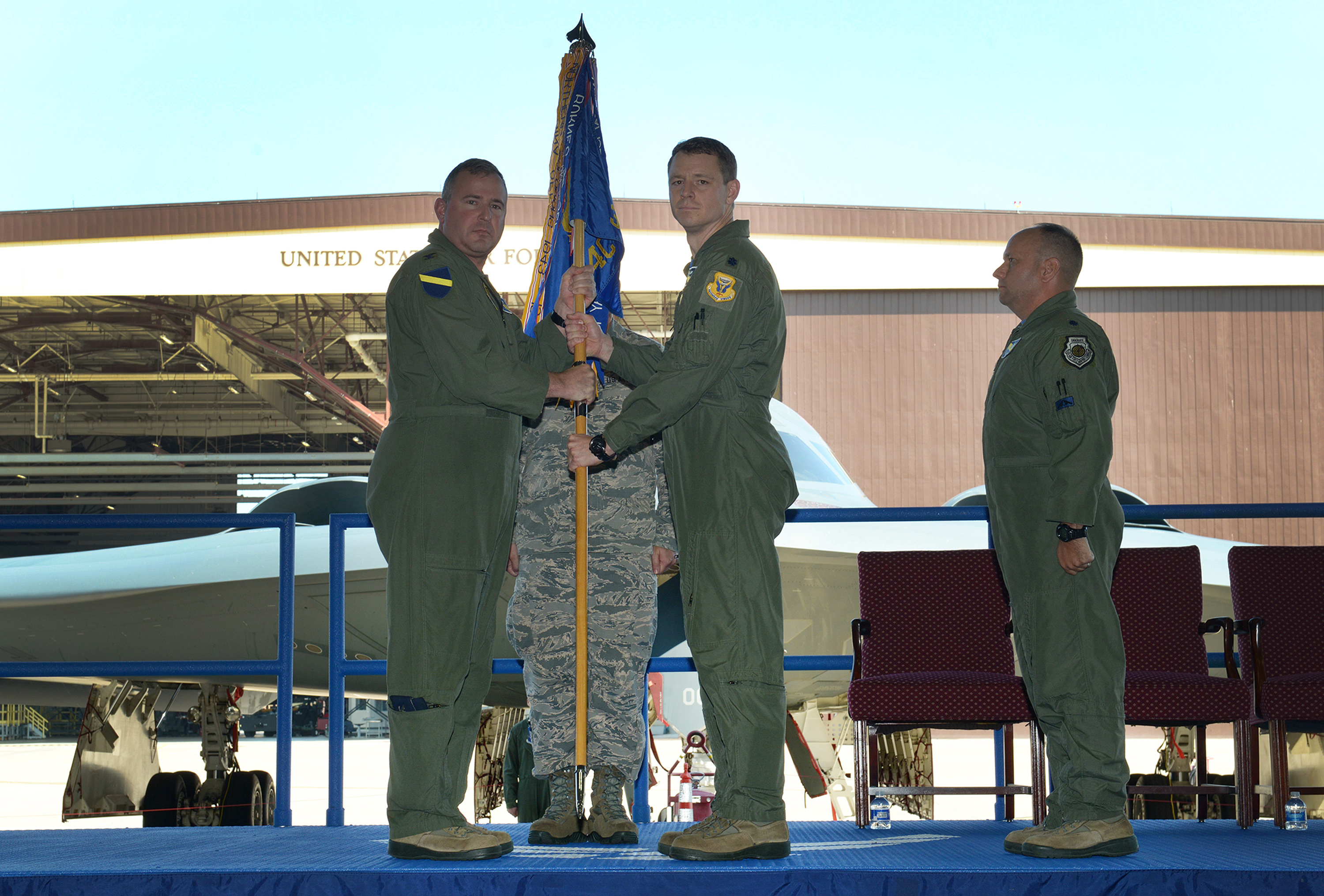 394th CTS change of command
